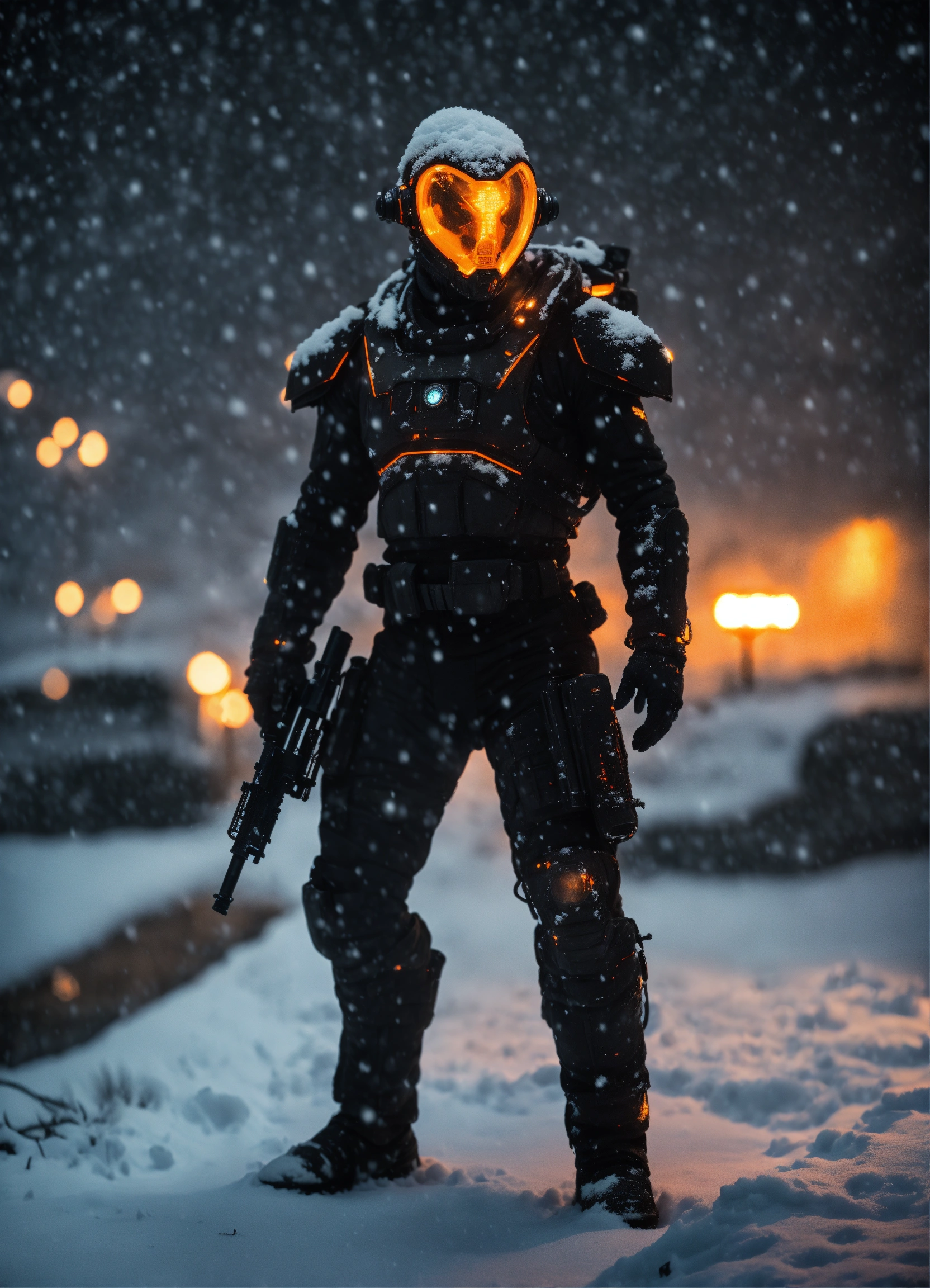 Lexica - A alien soldier monster , full body portrait in a landscape ...