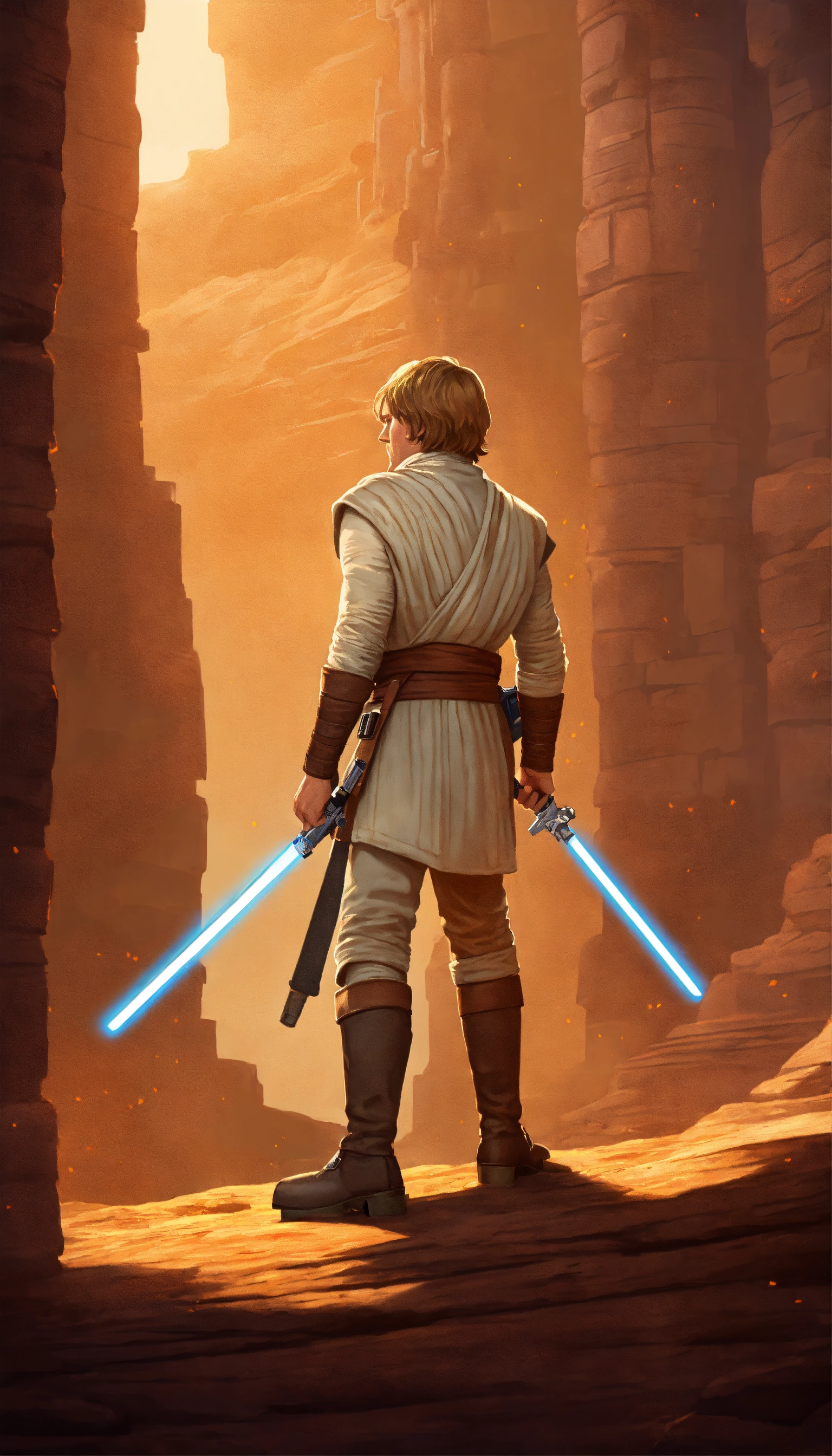 Lexica - 2D realistic platform game featuring Luke Skywalker.