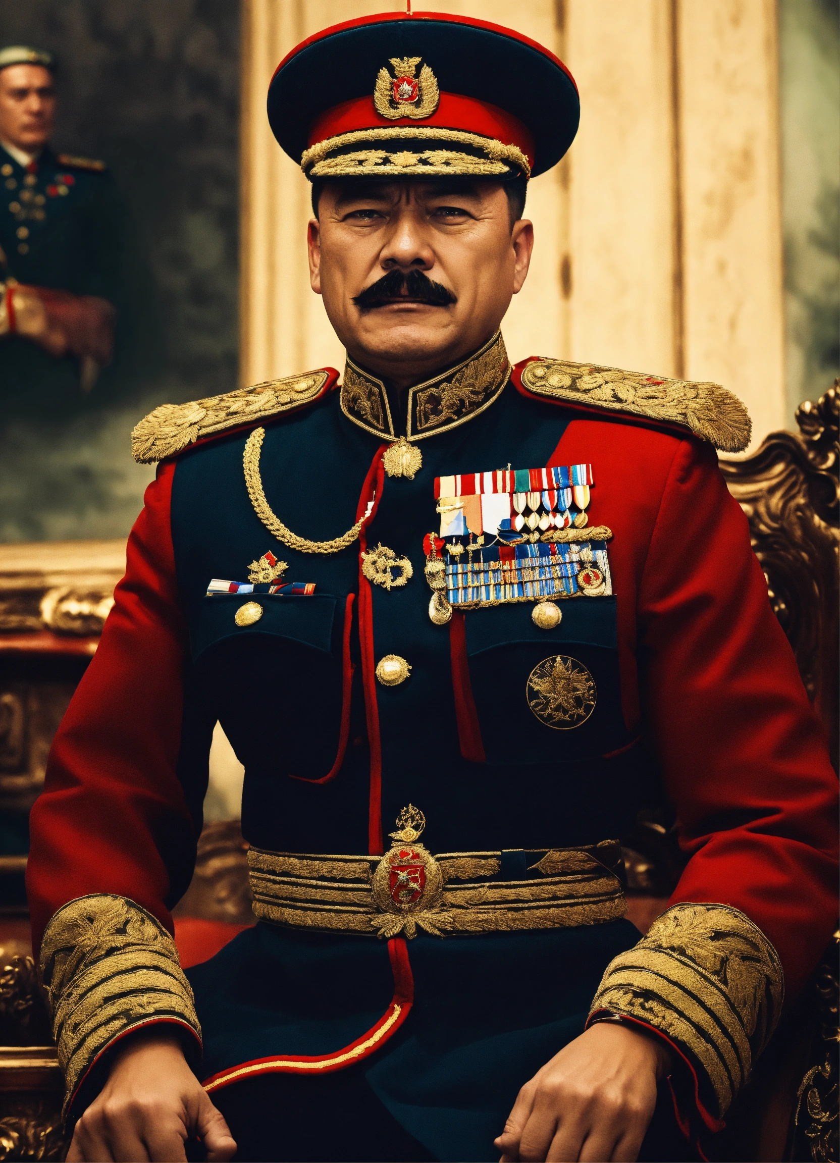 Lexica - A maniacal and ruthless dictator. Wearing full military ...