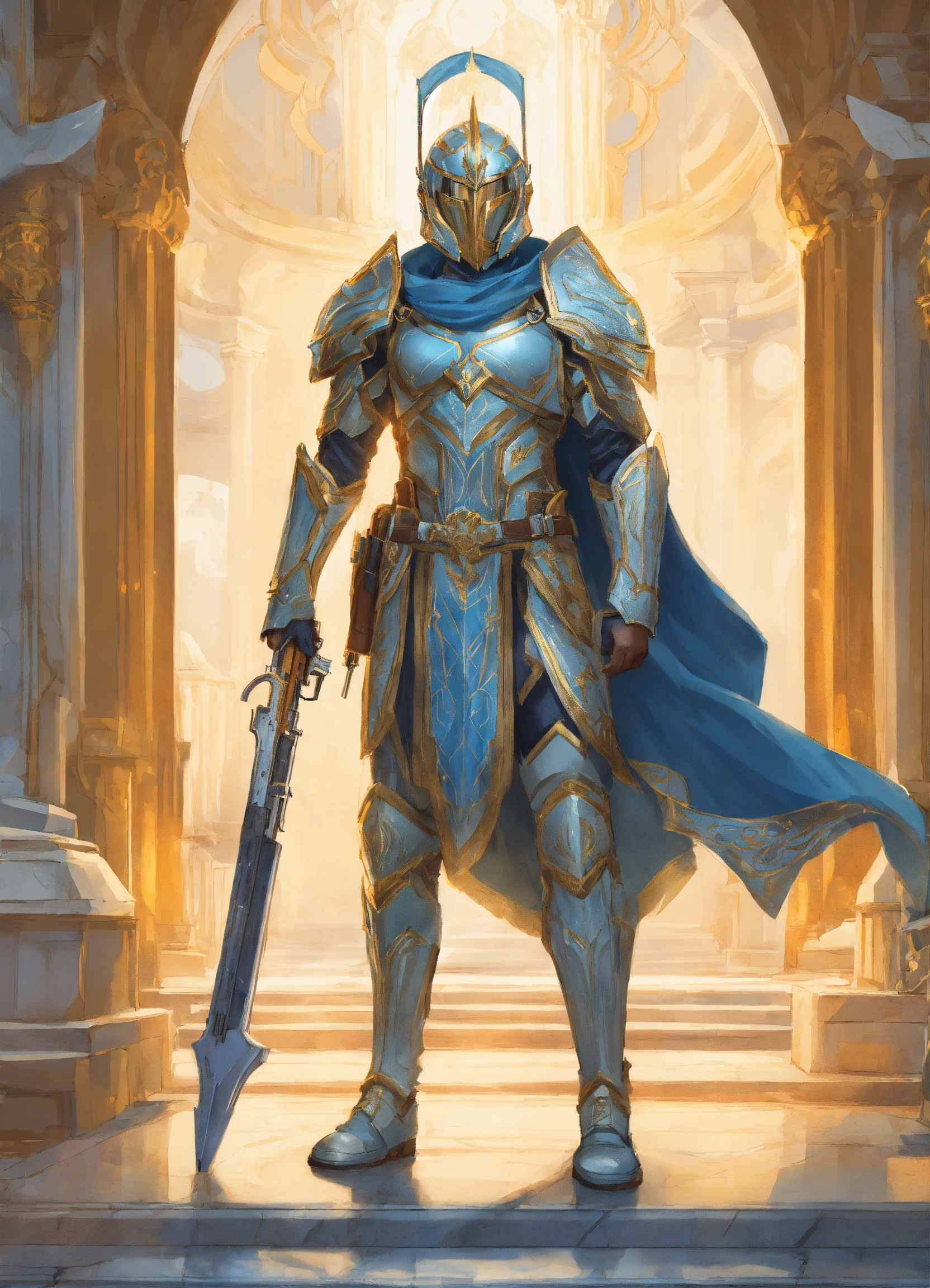 Lexica - Epic drawing of a full body of a high elf sci fi soldier ...