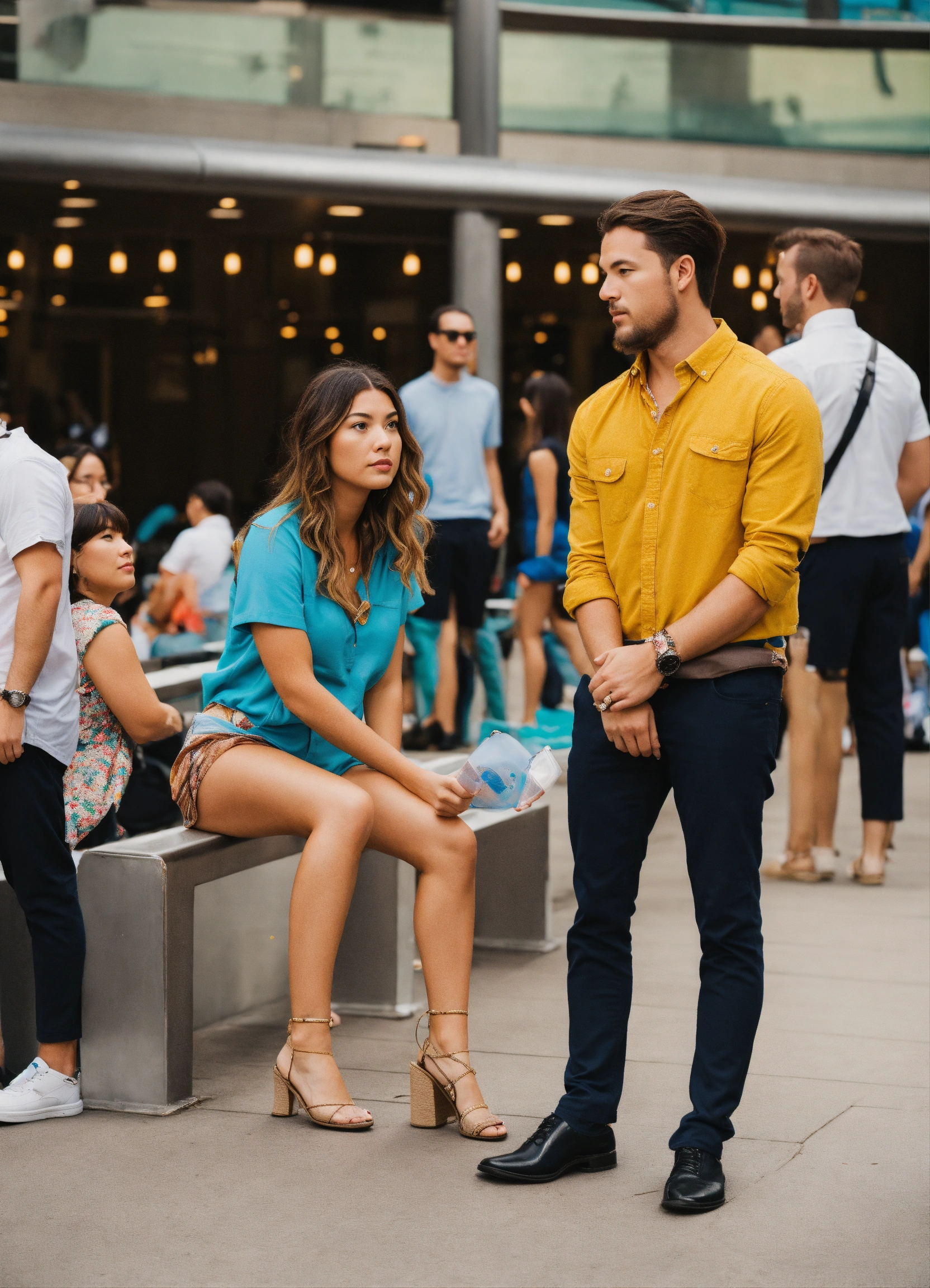 Lexica - 2 people awkward in a public setting