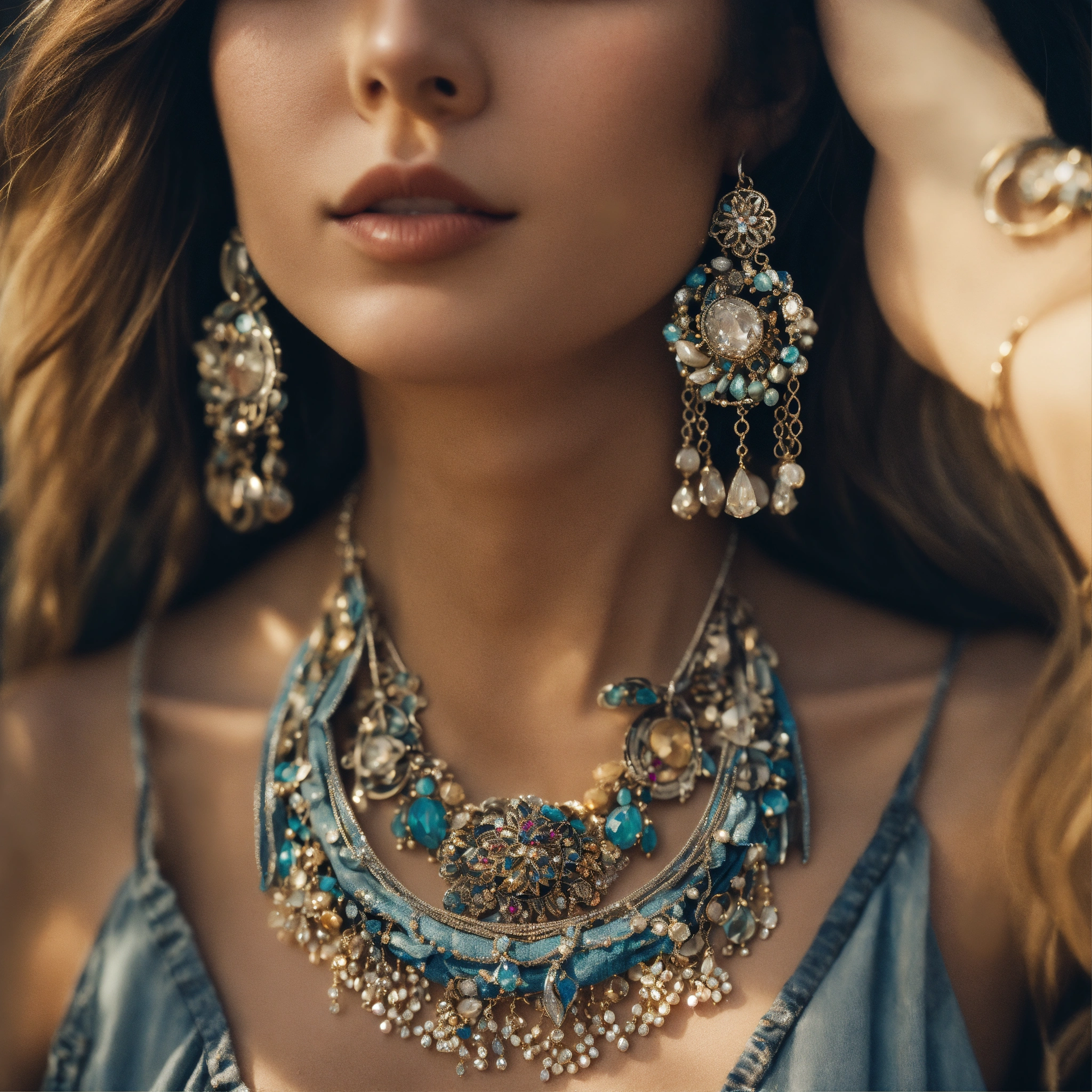 Lexica - Details and close-ups of complex jewelry, alternative version ...