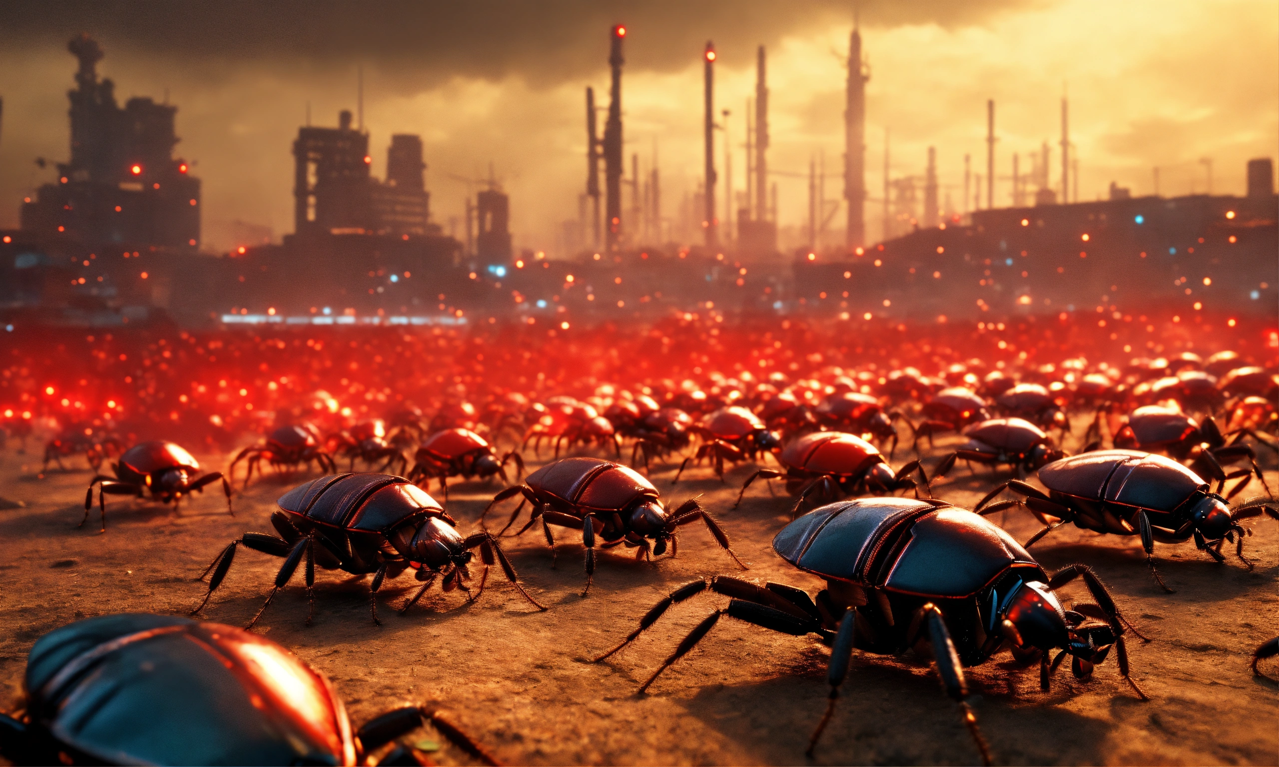 Lexica - Robotic cockroach invasion in a wasteland, multitudes ...