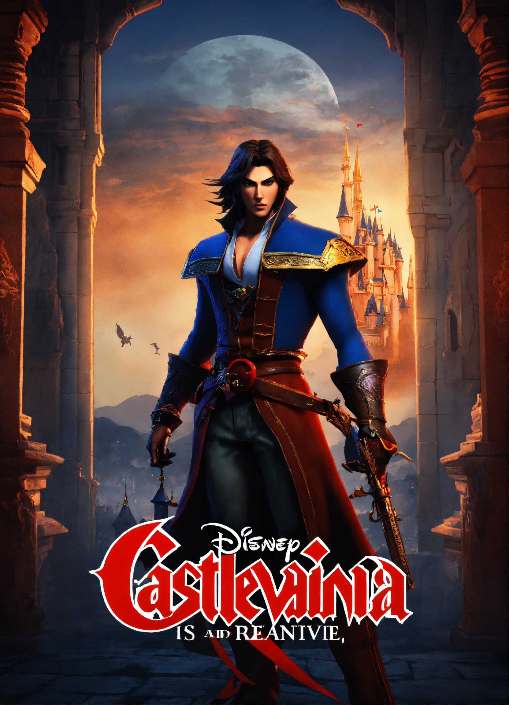 Lexica - Castlevania as a 3d disney movie cover