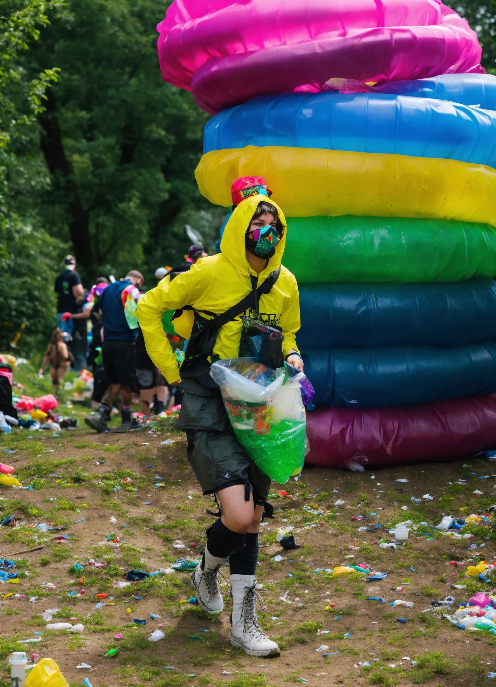 Lexica - Ravers collect waste