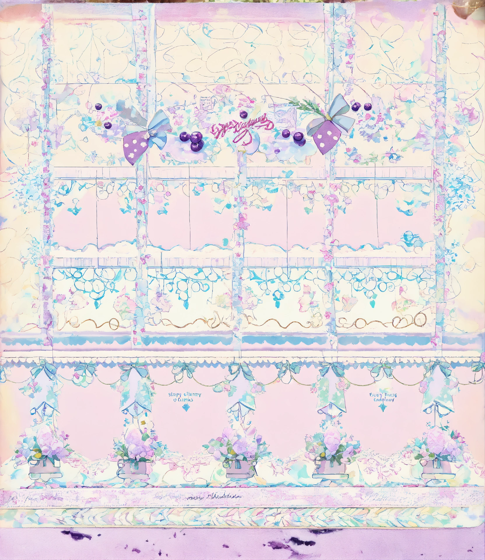 Lexica - Shabby chic dreamy mist pastel colors junk journal whimsical ...