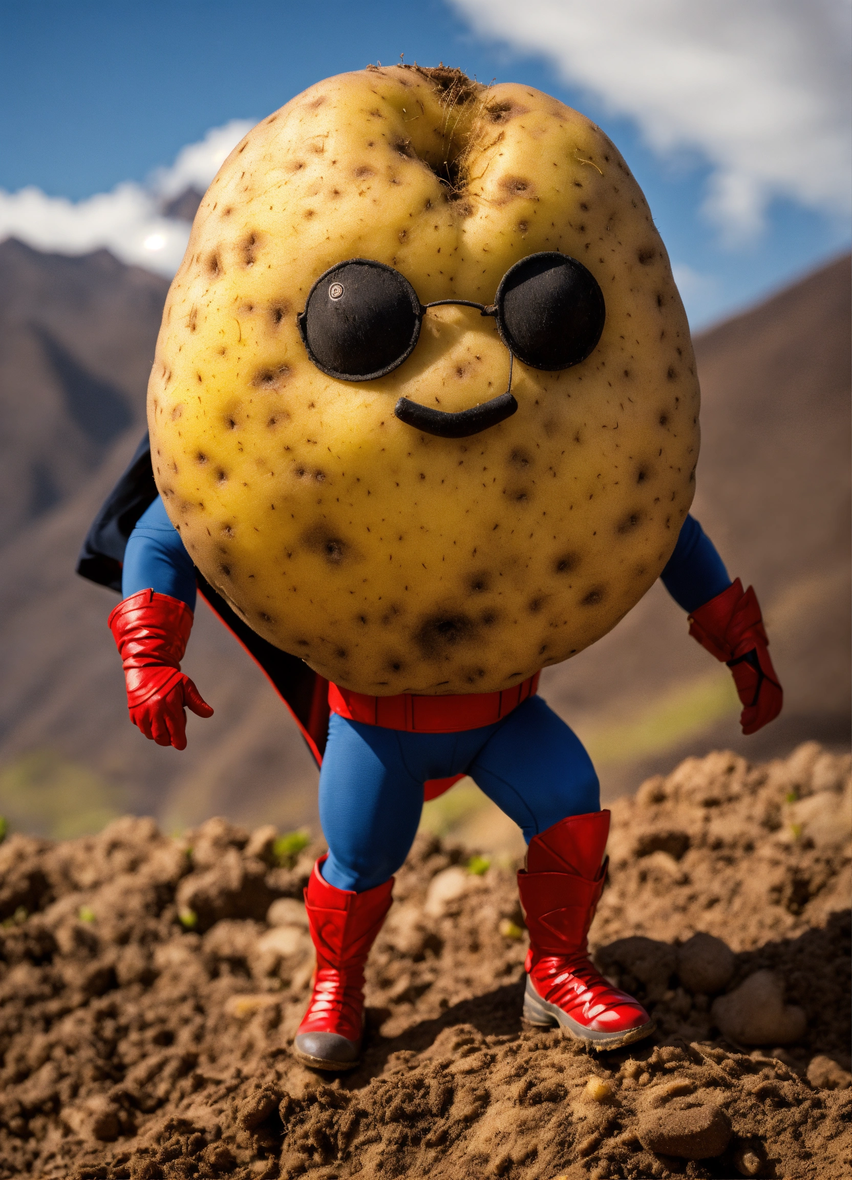 Lexica - THE PERUVIAN POTATO LIKE A SUPERHERO