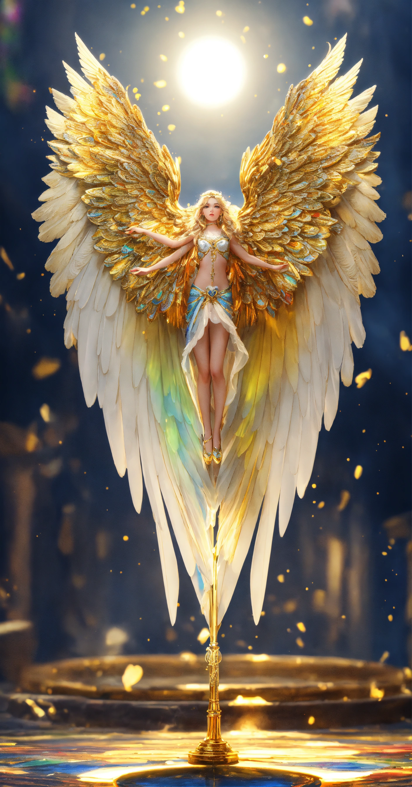 Lexica - Beautiful and perfect small angel wings in white, detailed and ...