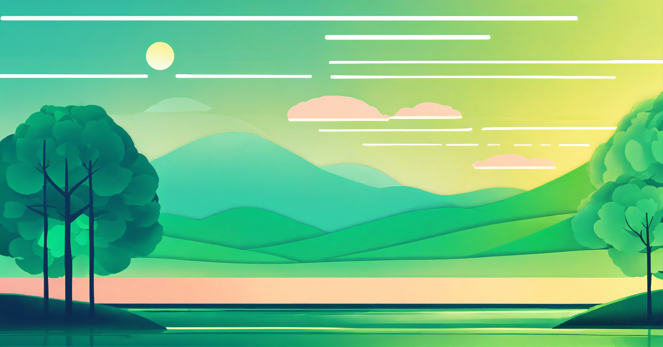 Lexica - Client intake form. simple flat gradient illustration. jade