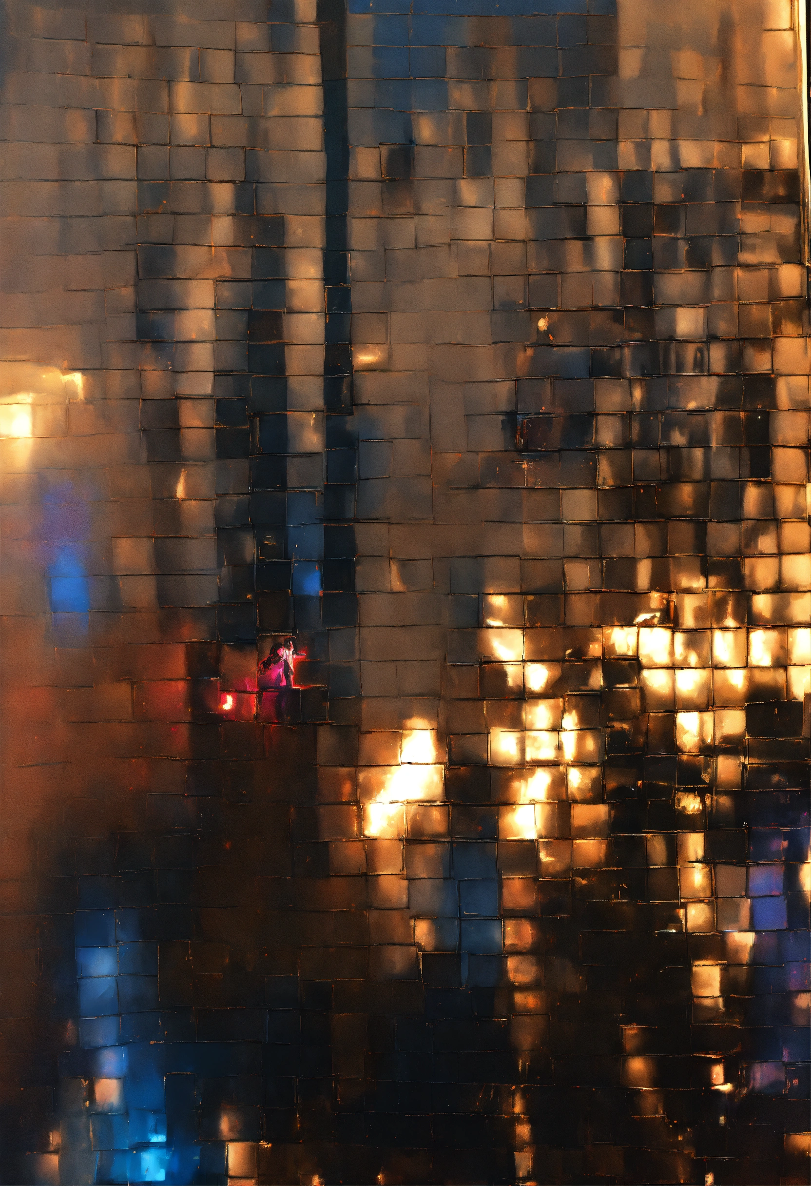 Lexica - Good omens as woman, female Crowley wearing black clothes suit