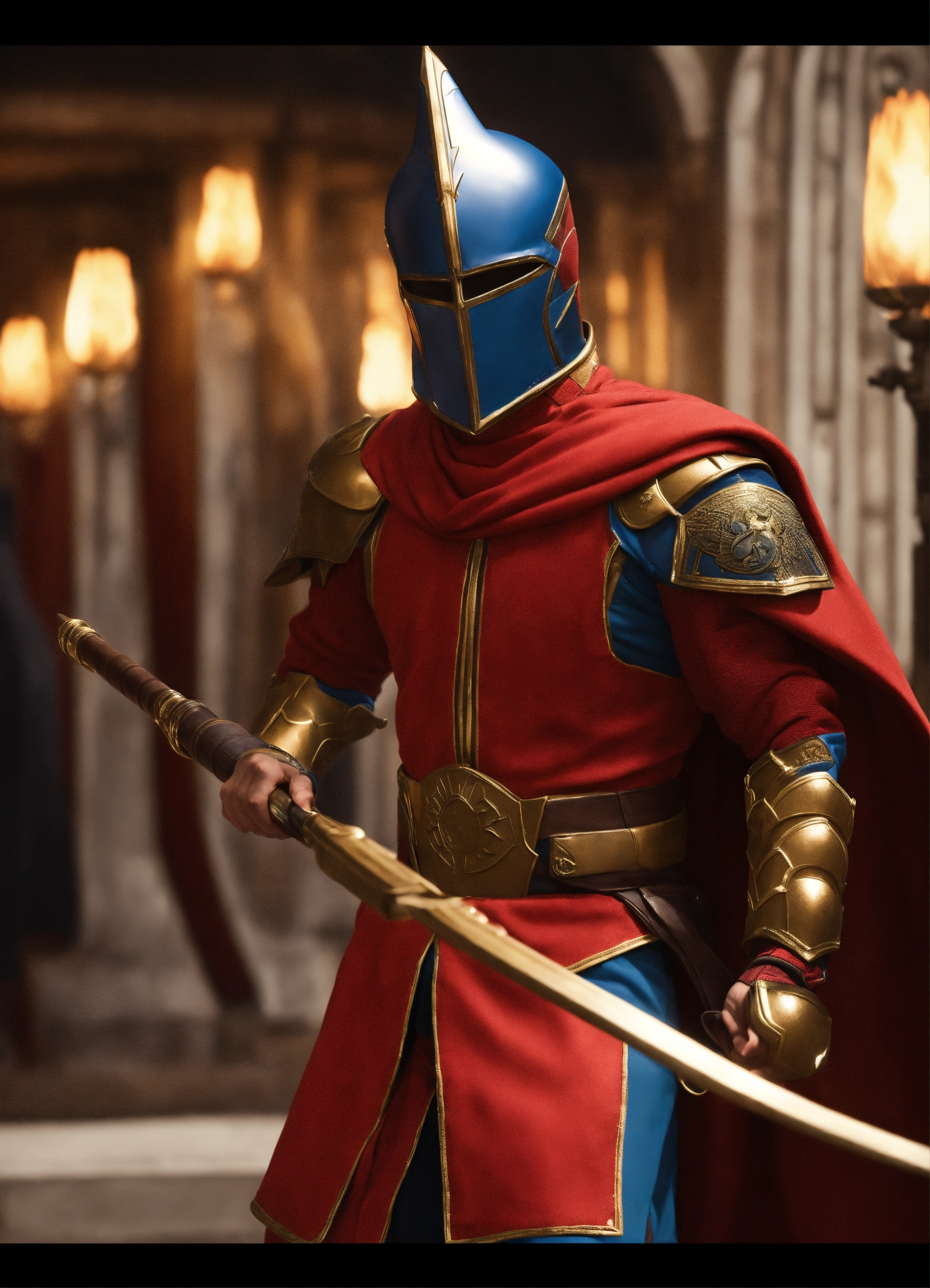 Lexica - Marvel Auran Attilan Royal Guard animated in action without ...