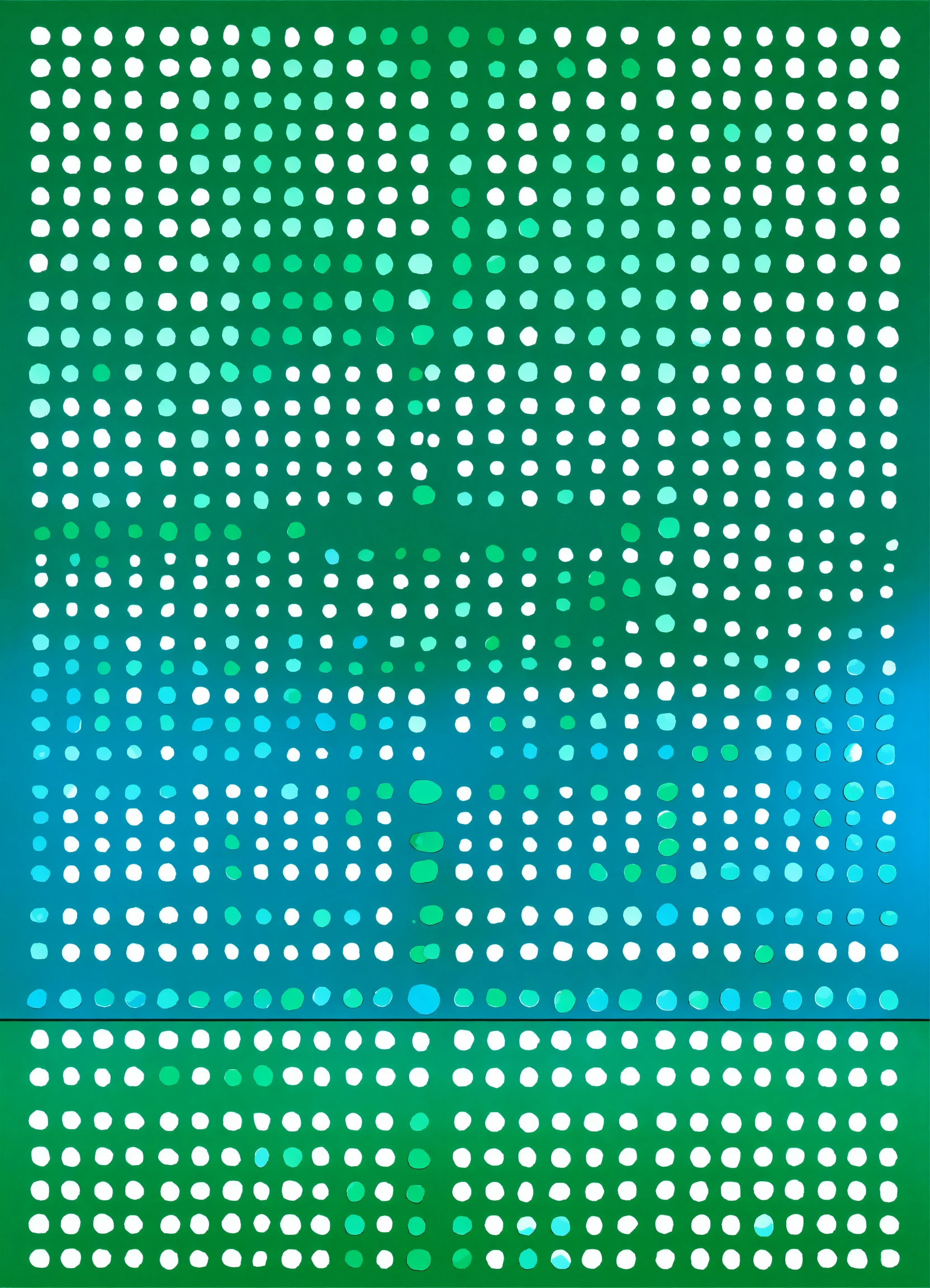 Lexica - Braille-inspired pattern, colors blue, light green, vivid, high resolution, vector