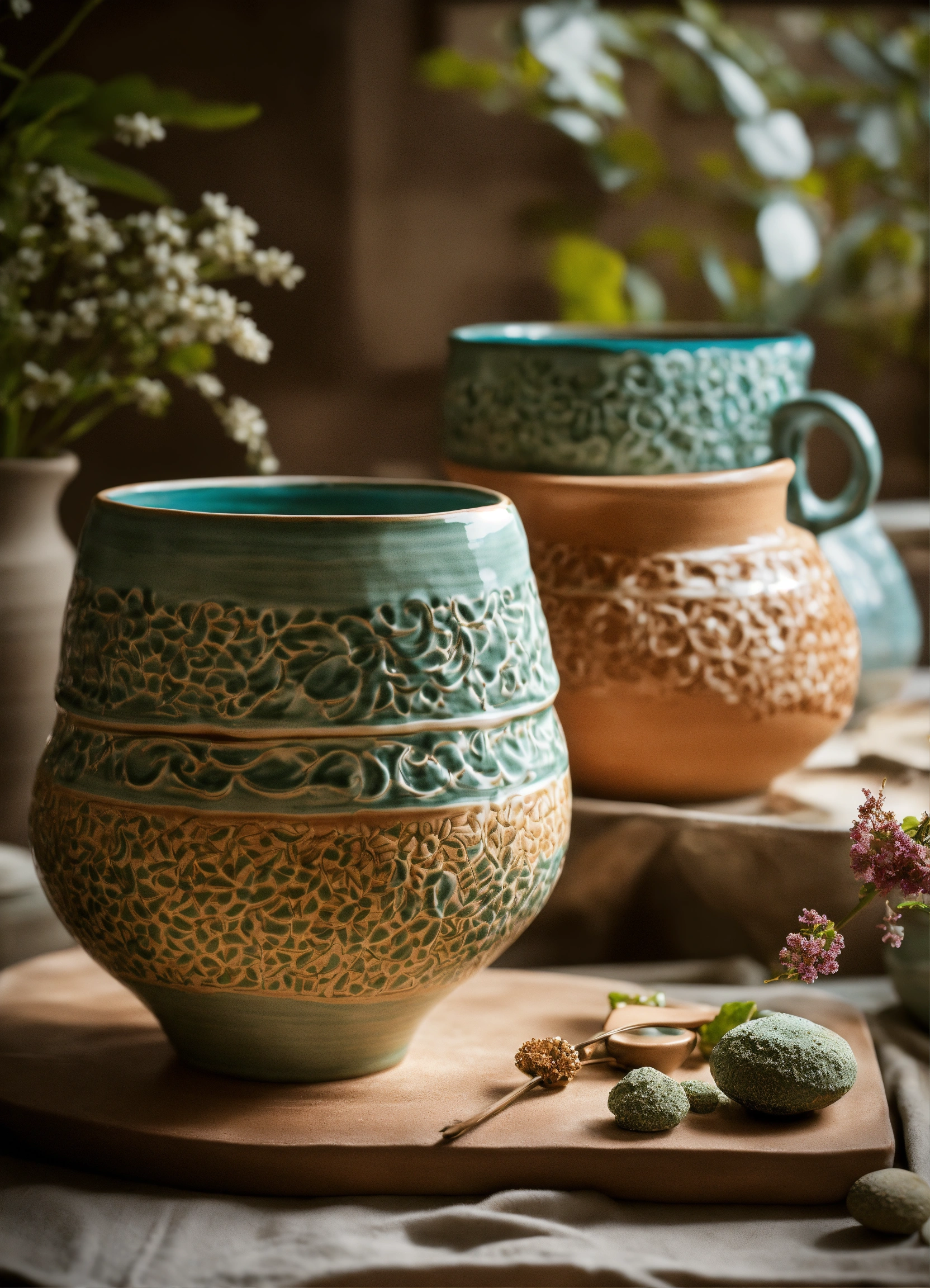 Lexica - Create unusual and eye-catching images of handmade ceramics in ...
