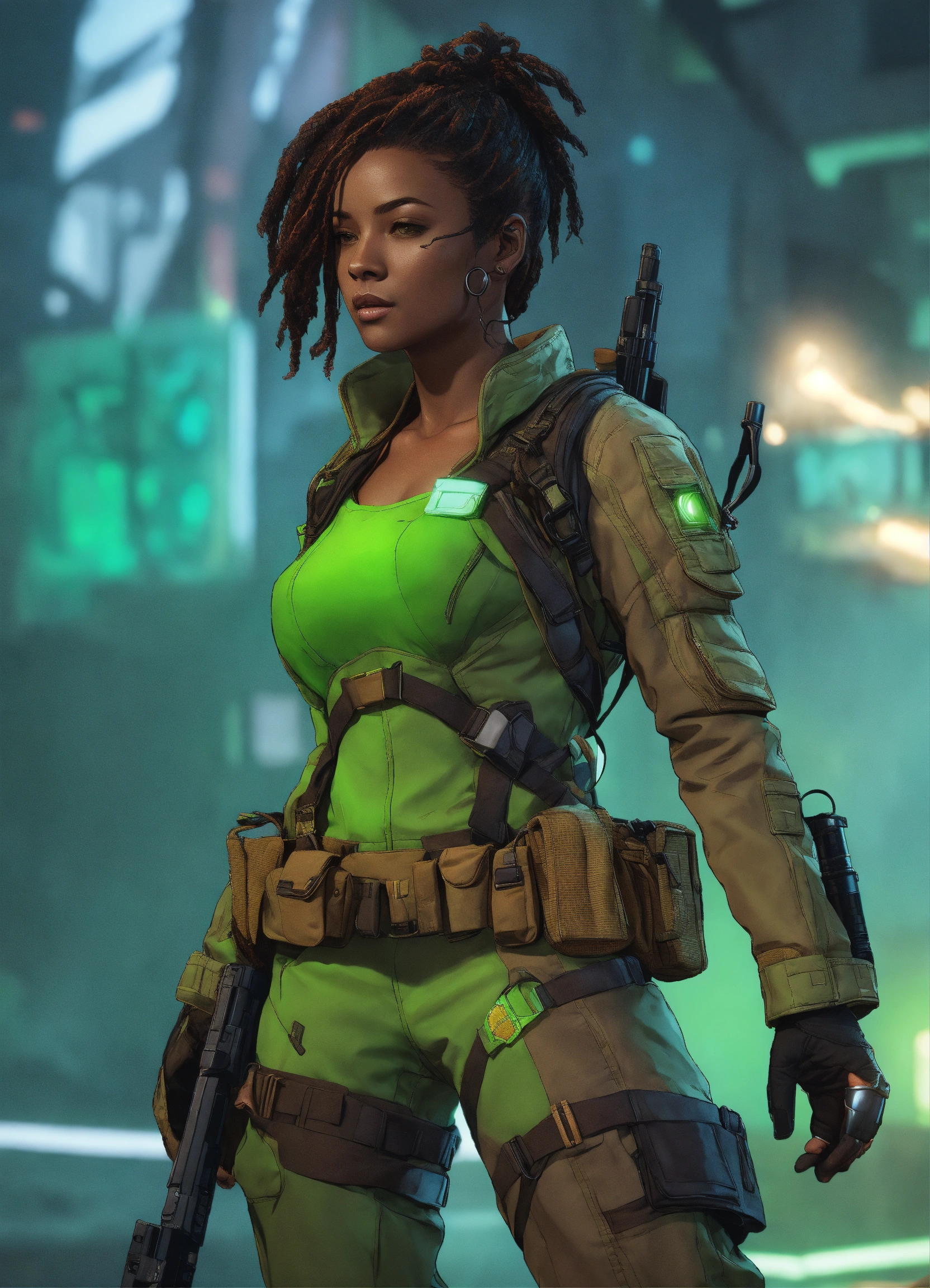 Lexica - Apex legends assassin in tactical jumpsuit. concept art by ...