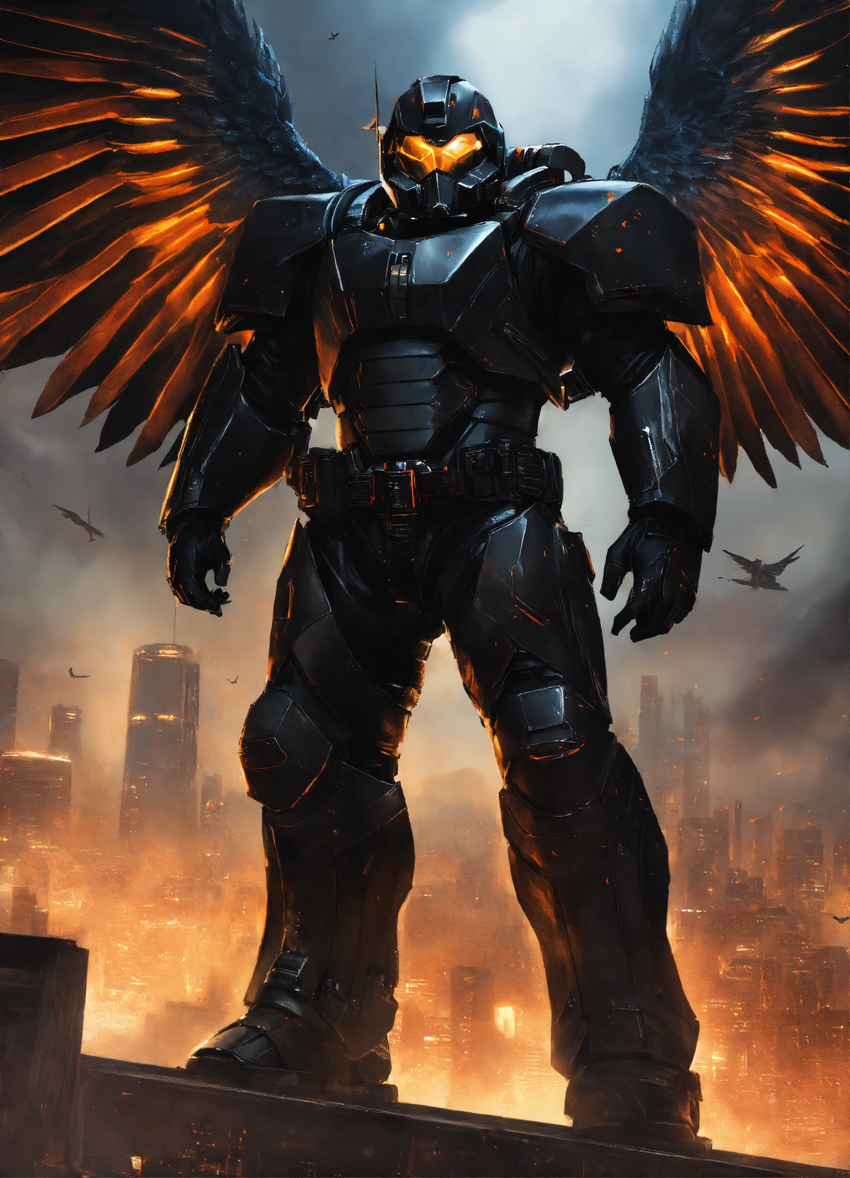 Lexica - Multiverse Vigilante, Black power armor, power of darkness as ...