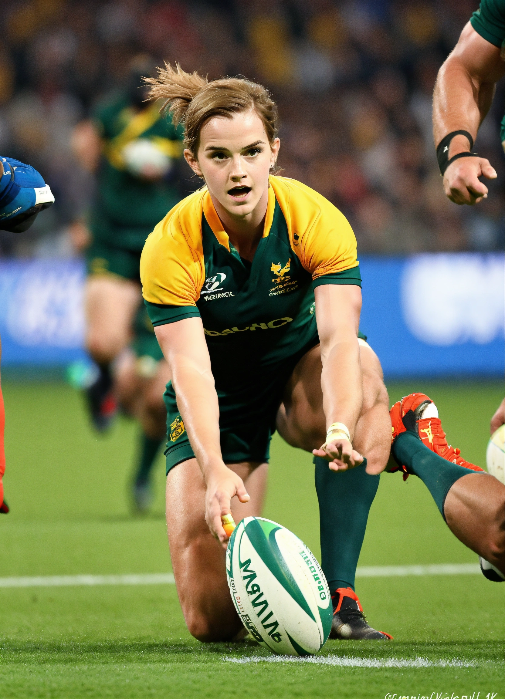 Lexica - Scoring a try, in the Rugby World Cup by Springbok team, emma ...