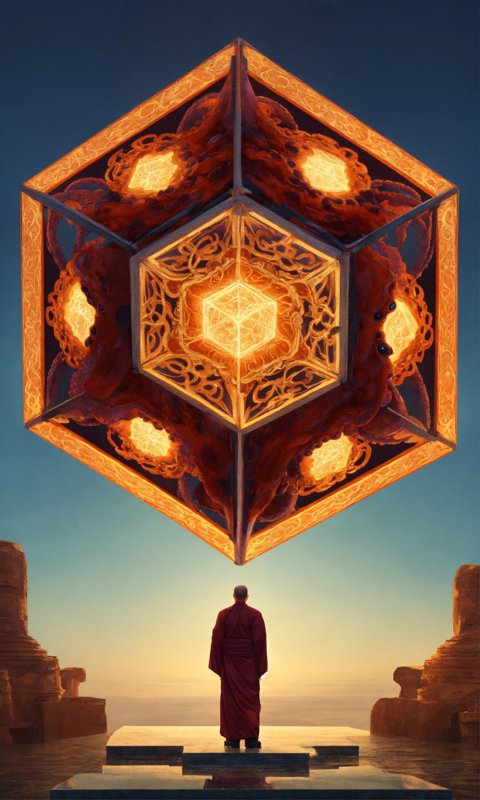 Lexica - Taoist monk octopus tesseract body fractal three point ...
