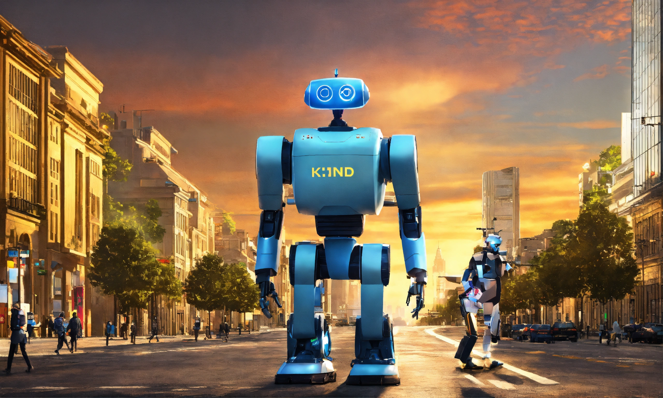 Lexica - Kind robots help everyone in the city of the future