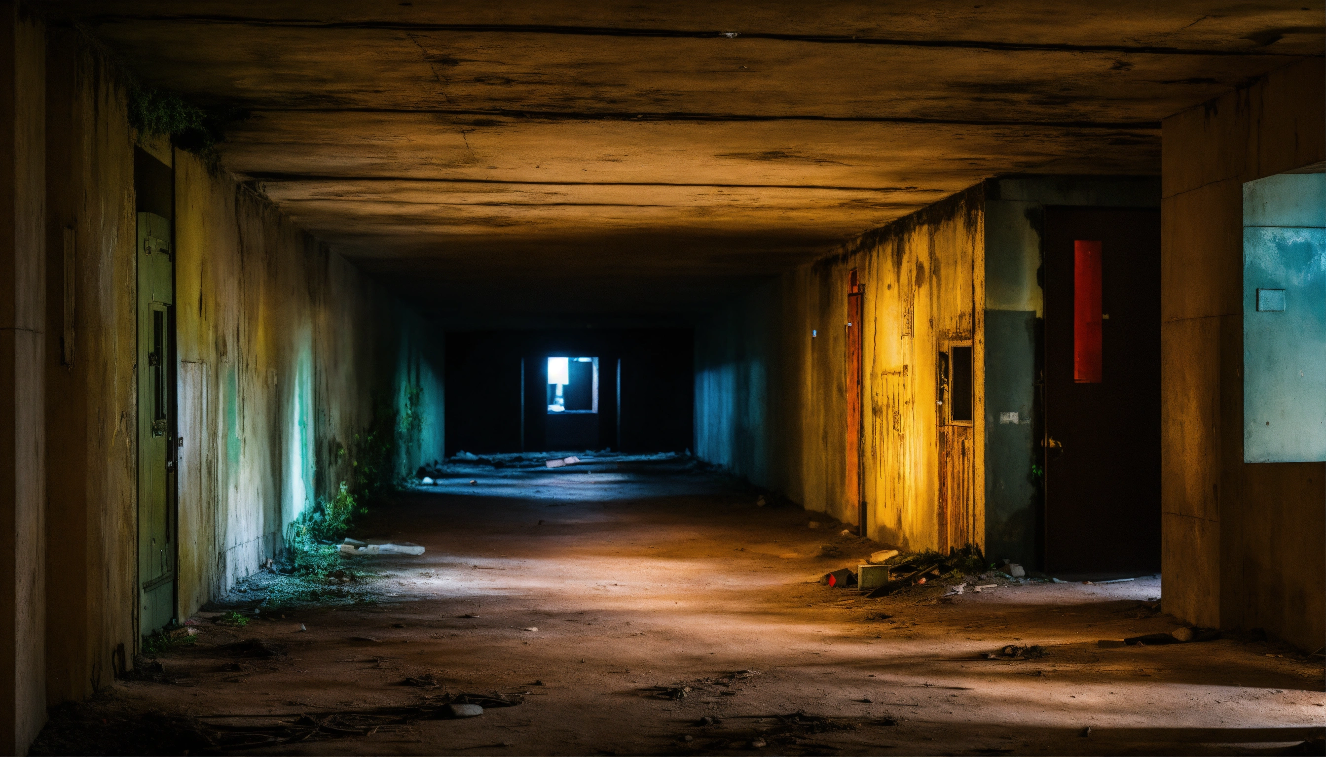 Lexica - Creepy and frightening abandoned bunker in modernist style ...