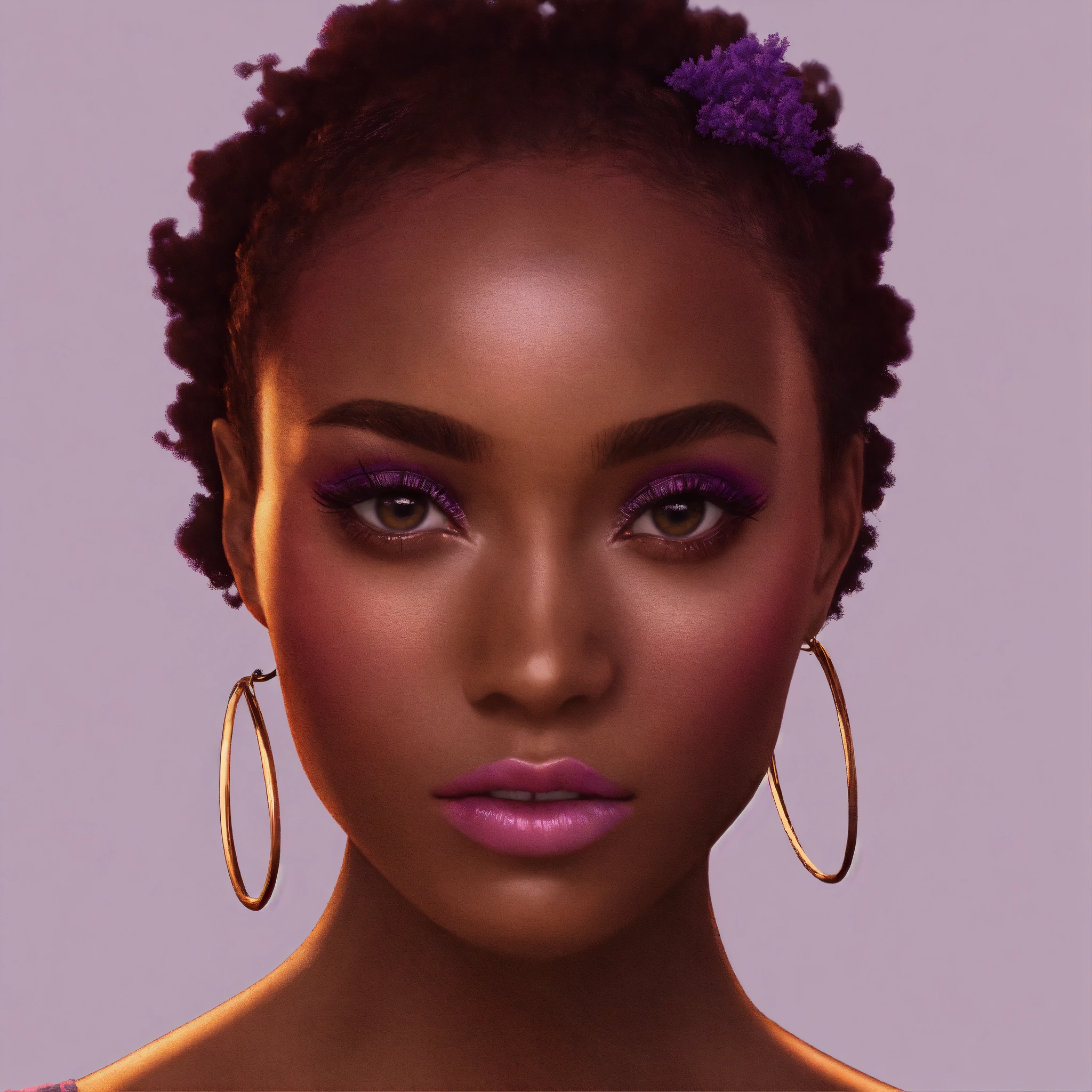 Lexica - Aerial shot, Beautiful Melanated woman, angular features ...