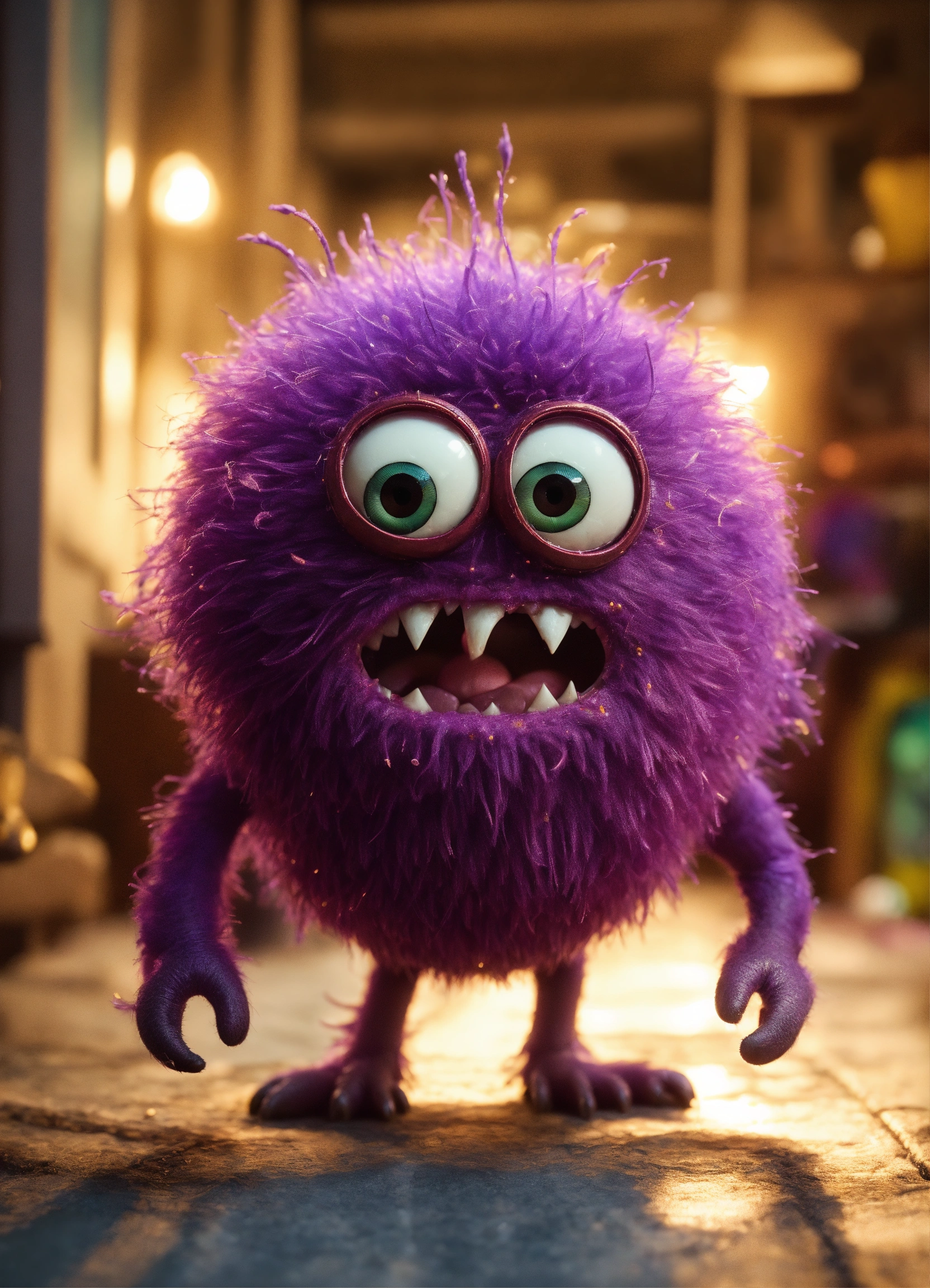 Lexica - CGI! germ monster character. Highly detailed. Scary but ...