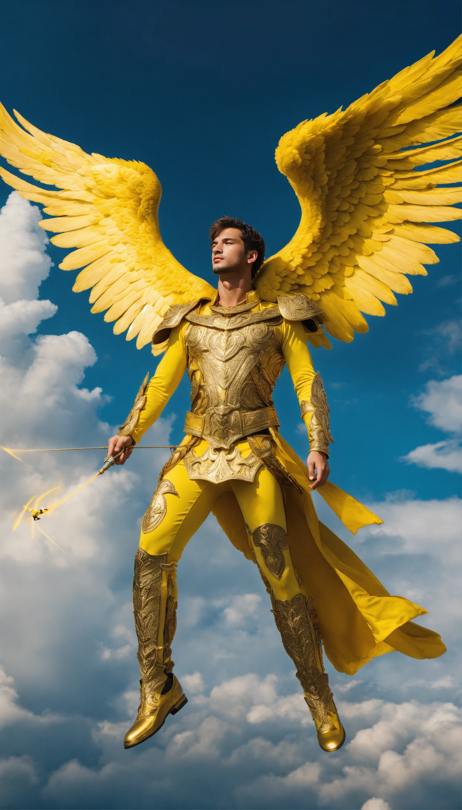 Lexica - Ultra realistic full body photo of an male archangel wearing ...