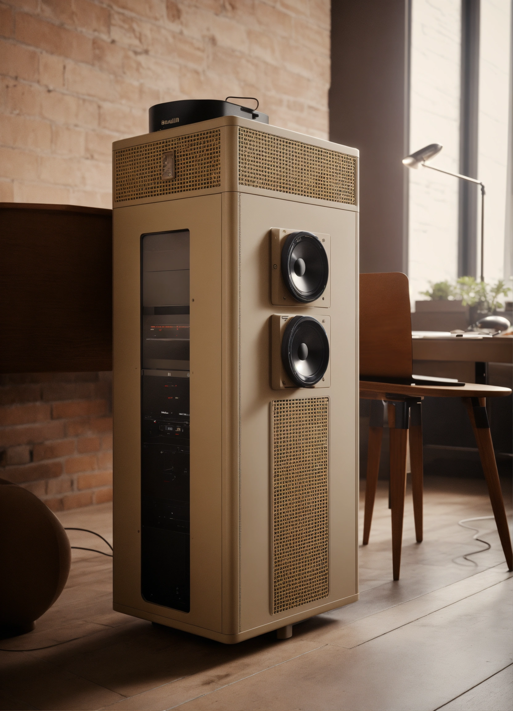 Lexica - A stunning, sleek beige mid-tower case designed by Dieter Rams ...