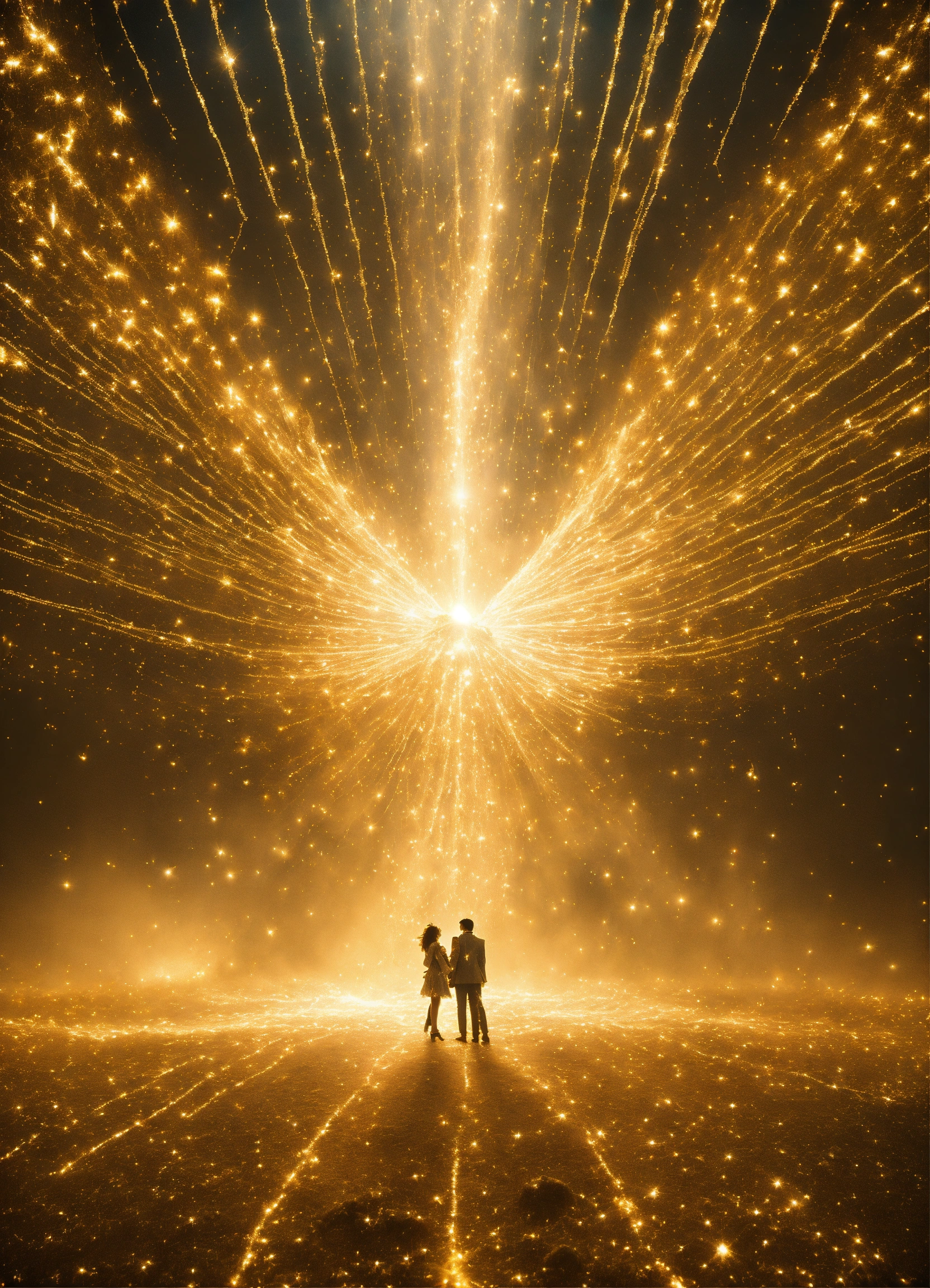 Lexica - Surrealistic photograph, billions of heavenly-lit angels ...