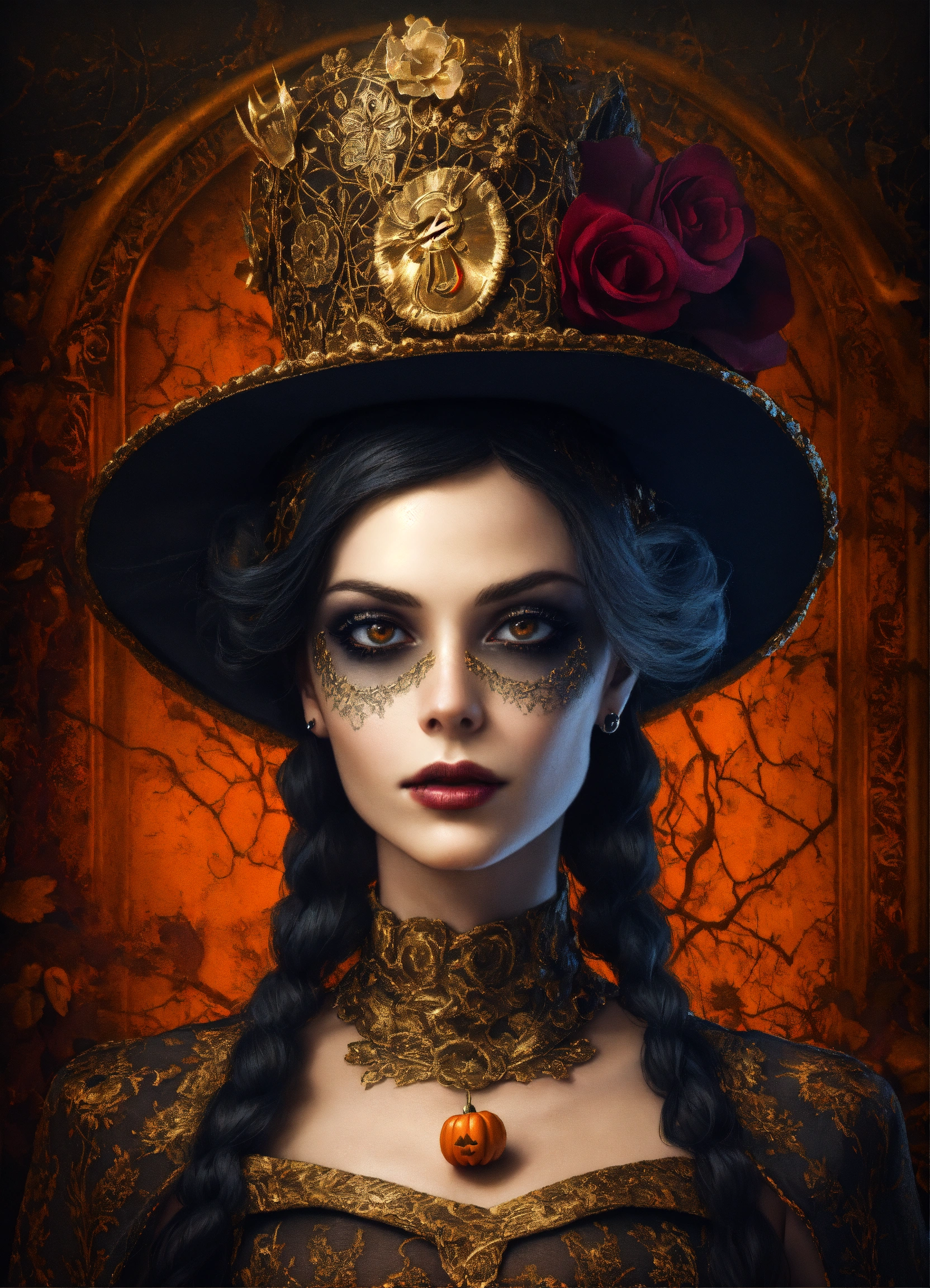 Lexica - Beautiful Spooky version of a 25 year old queen of Halloween ...