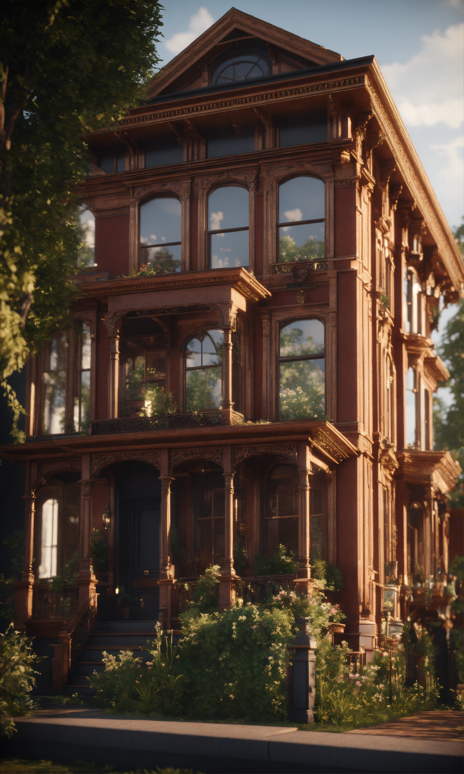 Lexica - Late victorian house, unreal engine render, 8k