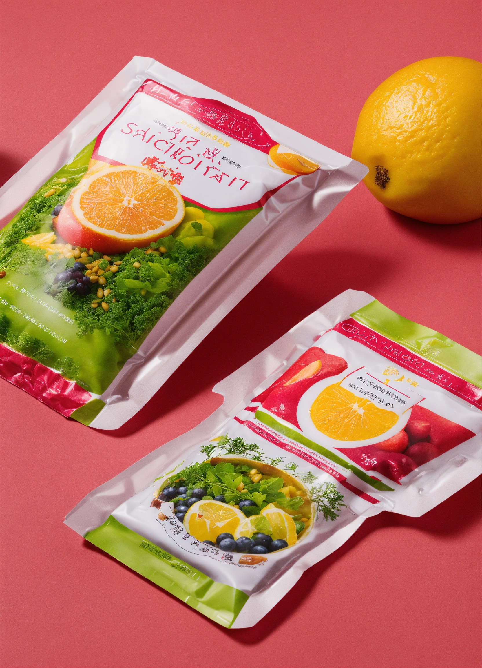Lexica - A unique irregular packaging design for sachet packs inside