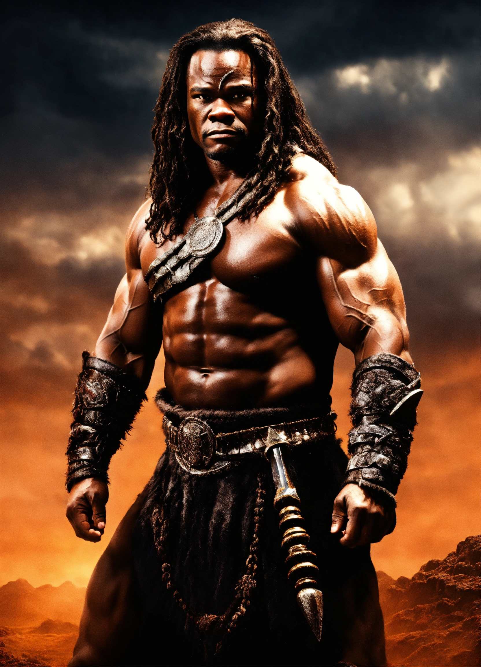 Lexica - Kai Greene as Conan the Barbarian high definition cinema 8k ...