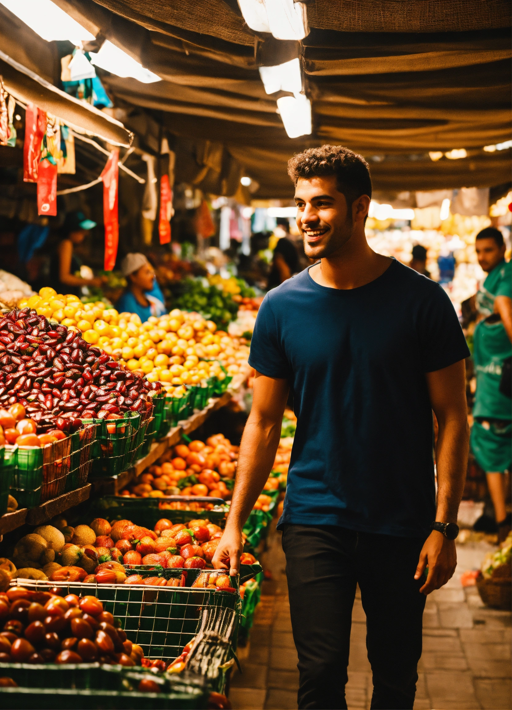 Lexica - Alex stroll through a local market, picking up ingredients for ...