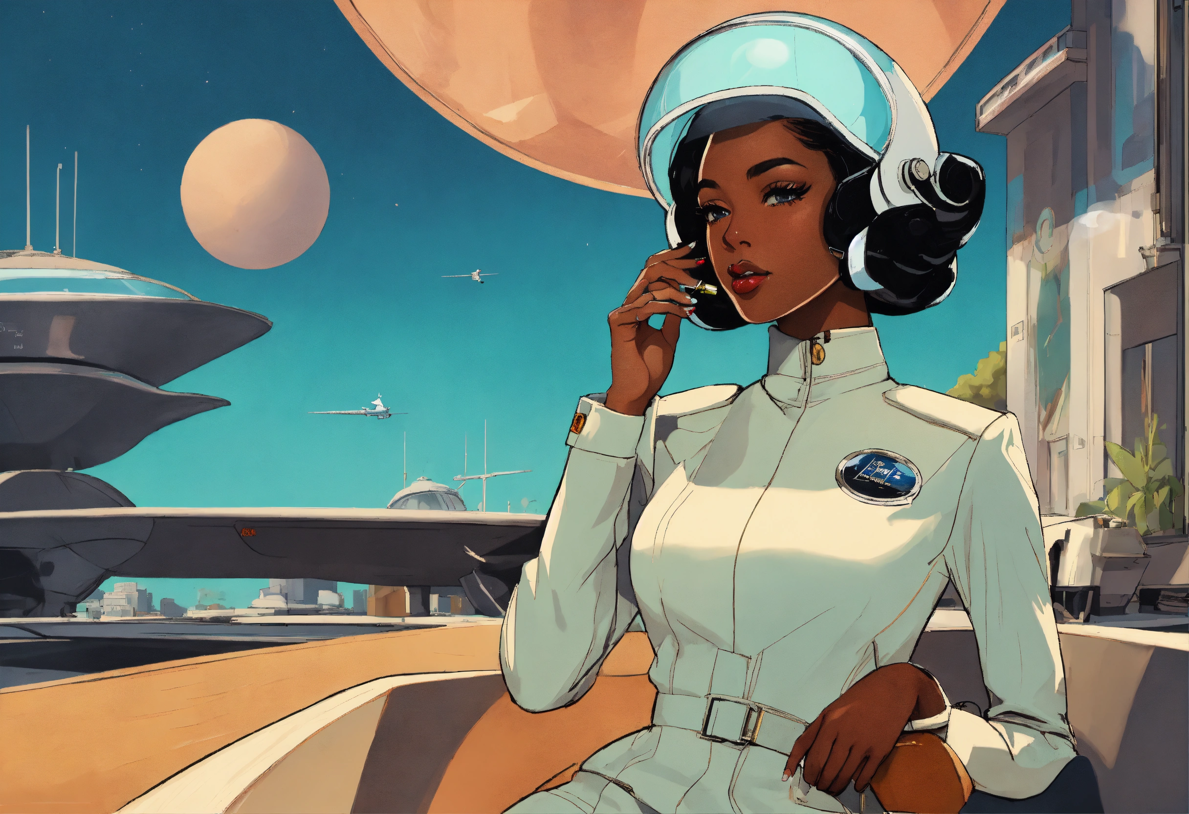 Lexica - Multiple anime, black jetsons, cartoon smoke, Joint company ...