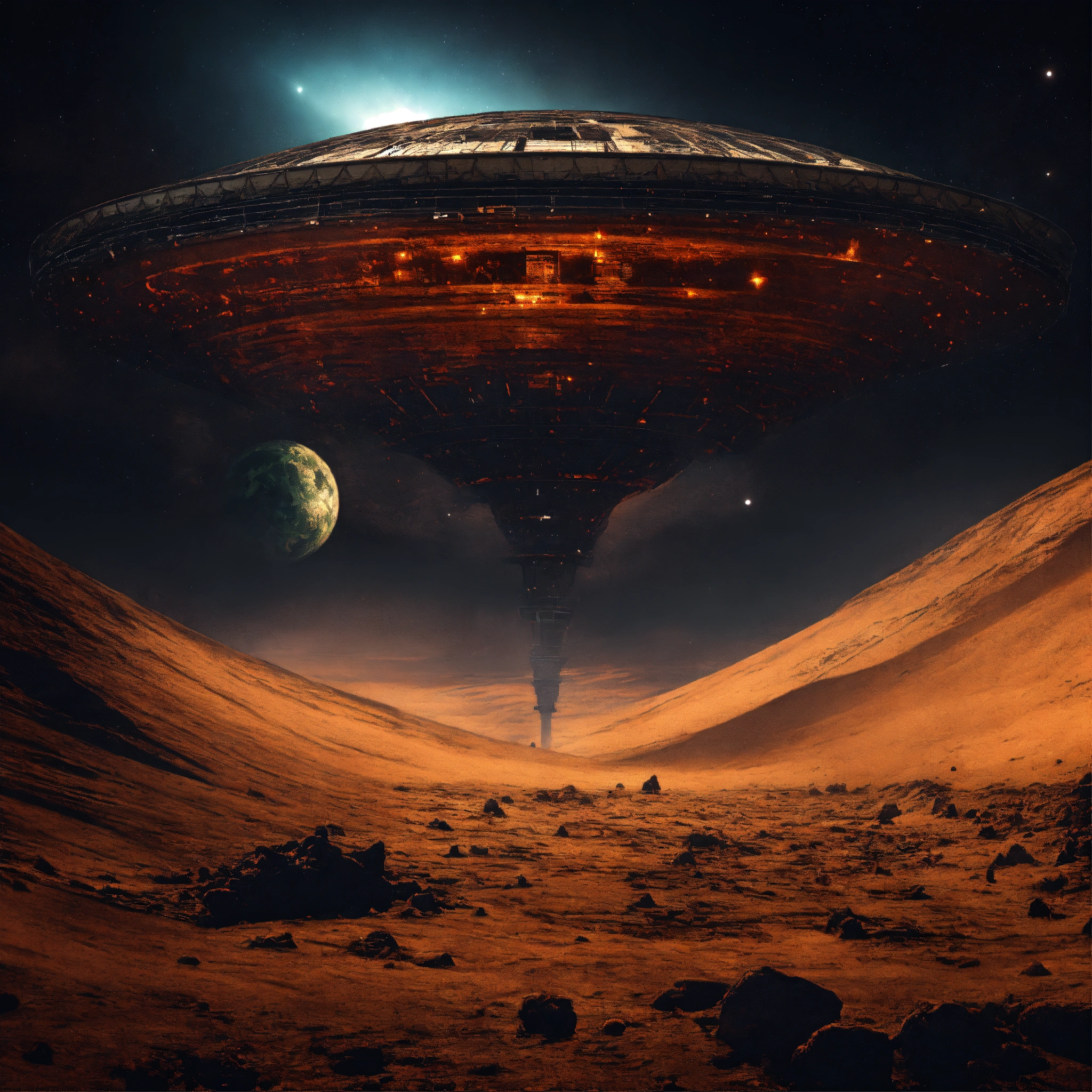 Lexica - Image of a scary space no human