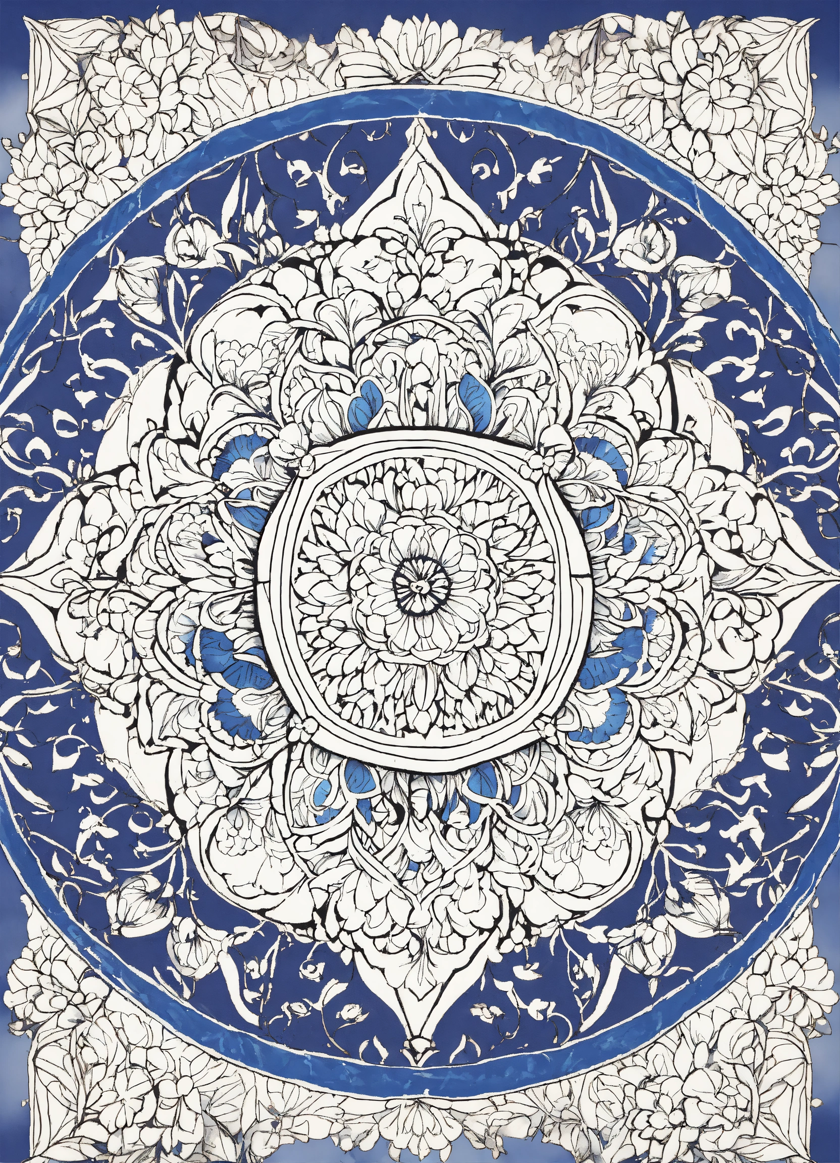 Lexica - BlueWillow Mandalas for Coloring - Dive into a world of ...