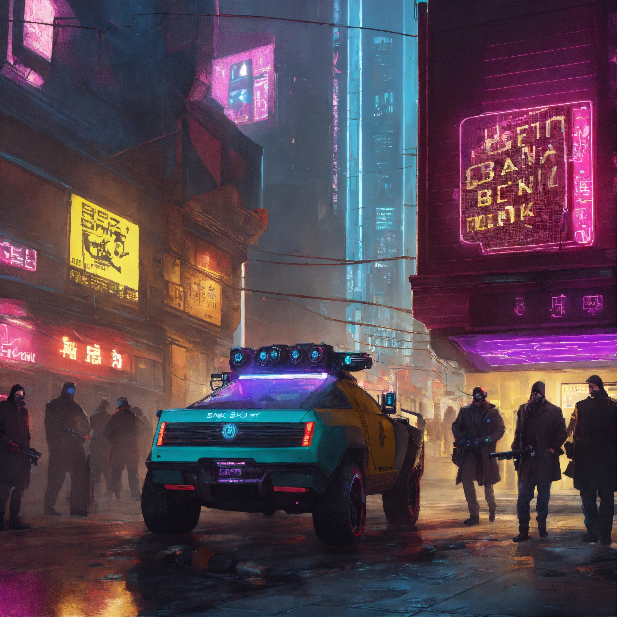 Lexica - Cyberpunk bank heist