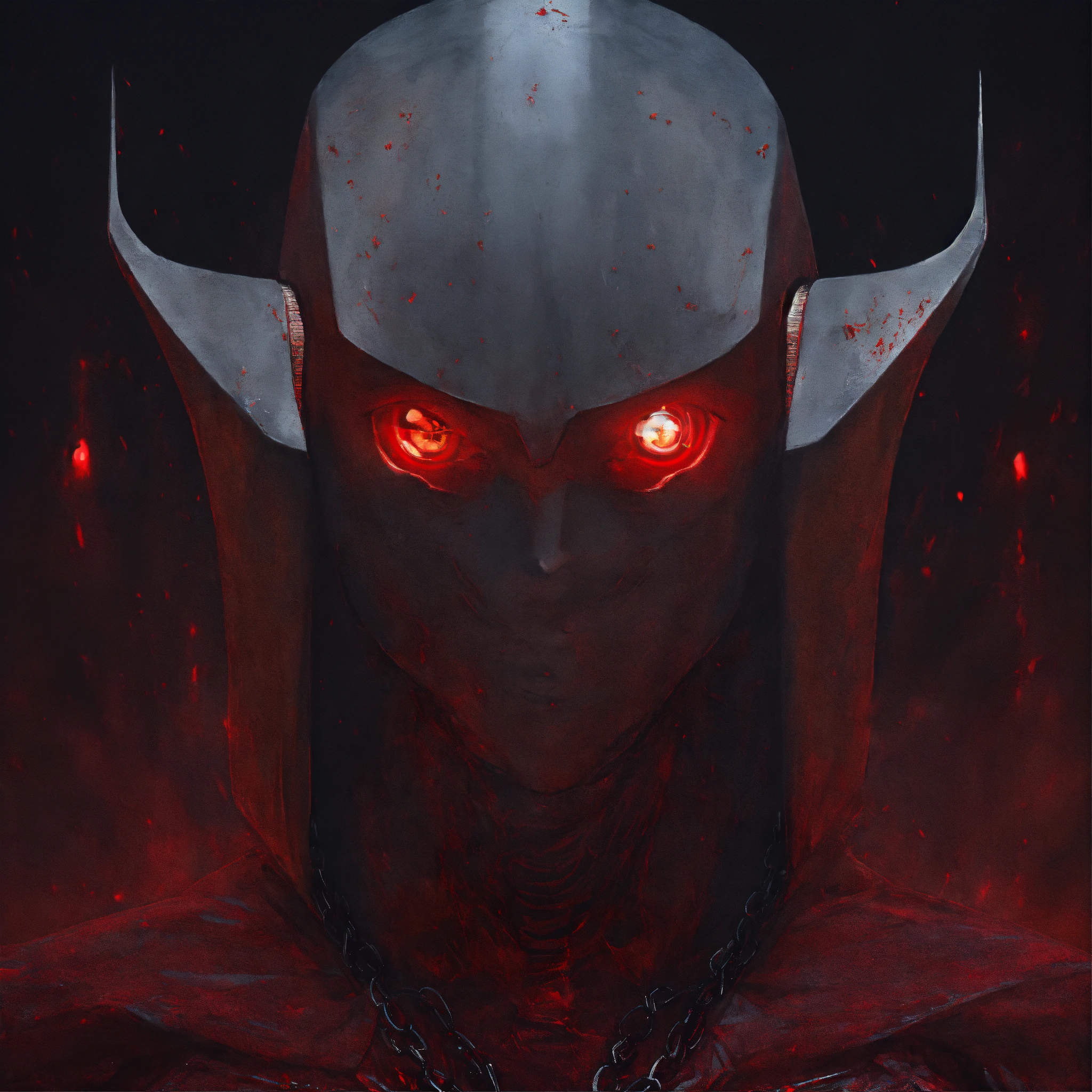 Lexica - Phonk faceless, agressive, red eye entity