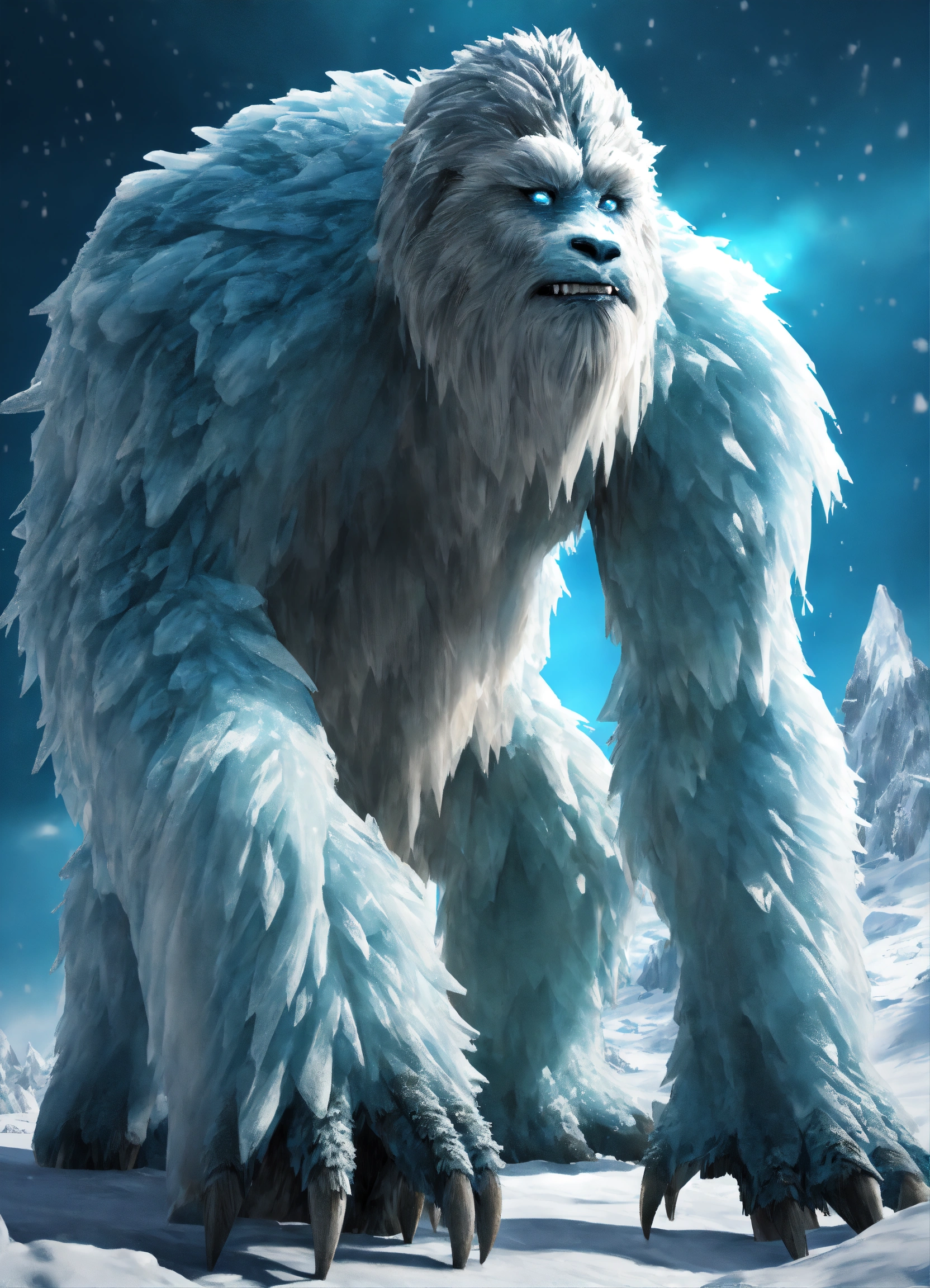 Lexica - Glacial Yeti Description The Glacial Yeti is a towering ice ...