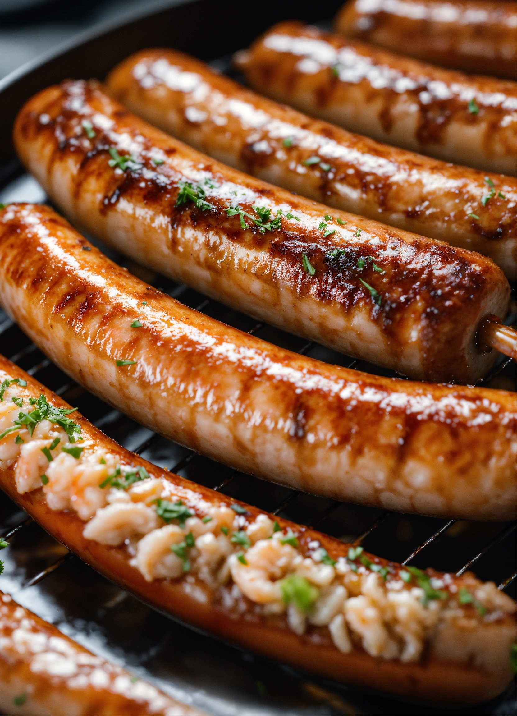 Lexica - HyperrealisticGrilled German pork sausages, Thuringer ...