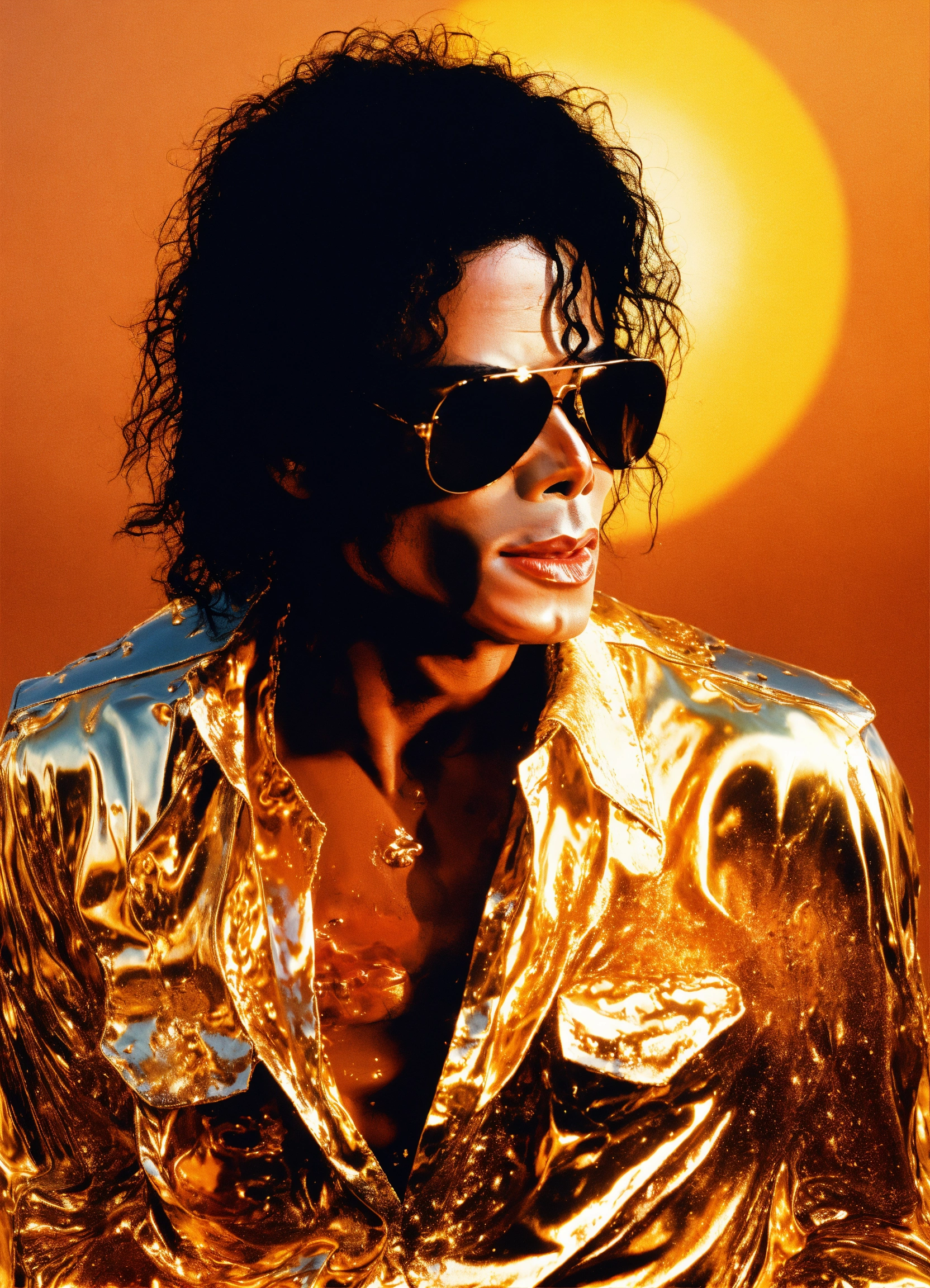 Lexica - Michael Jackson melting in the sun