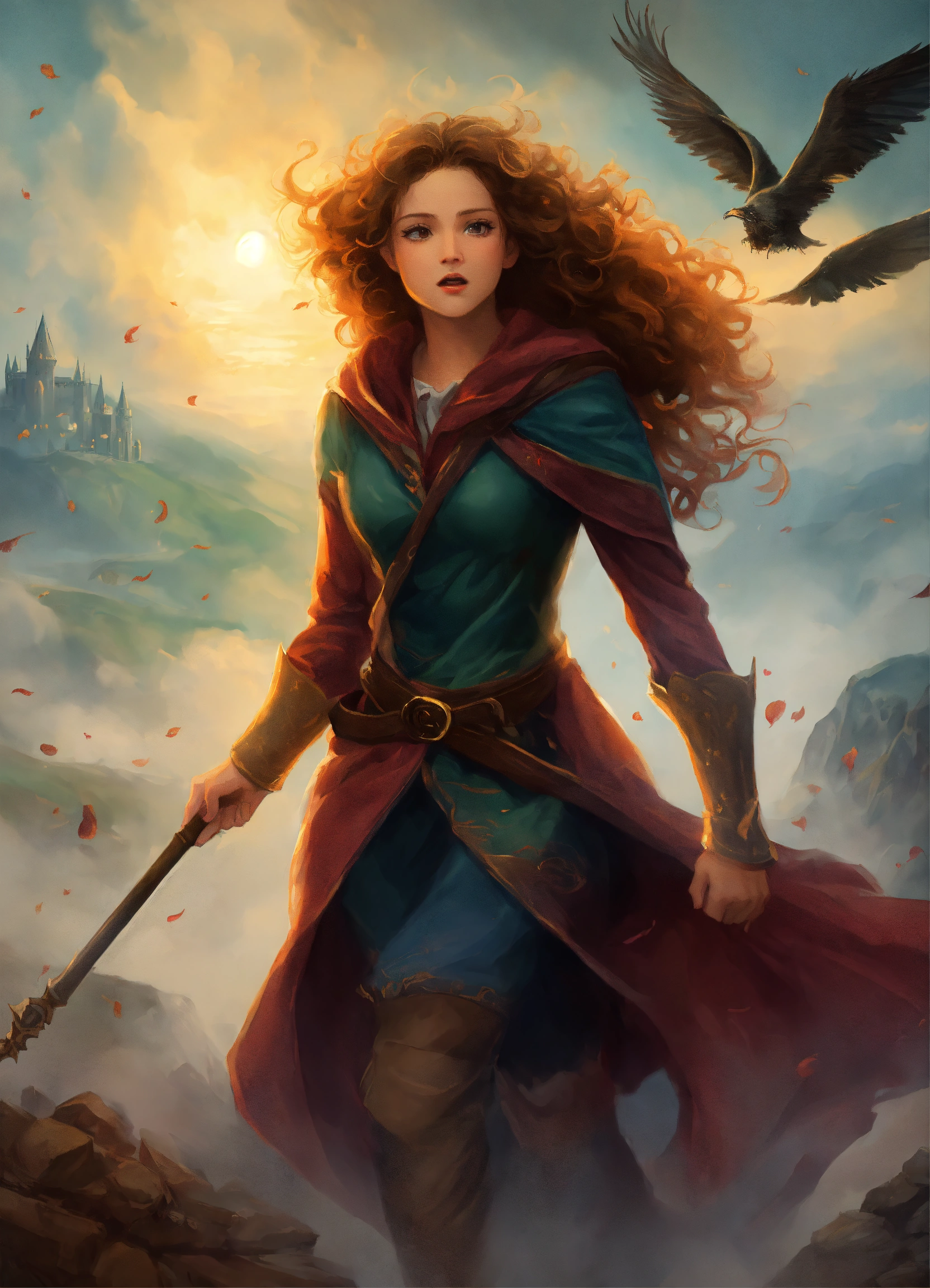 Lexica - Create a beautiful cover Illustrated paint cover inspired by ...