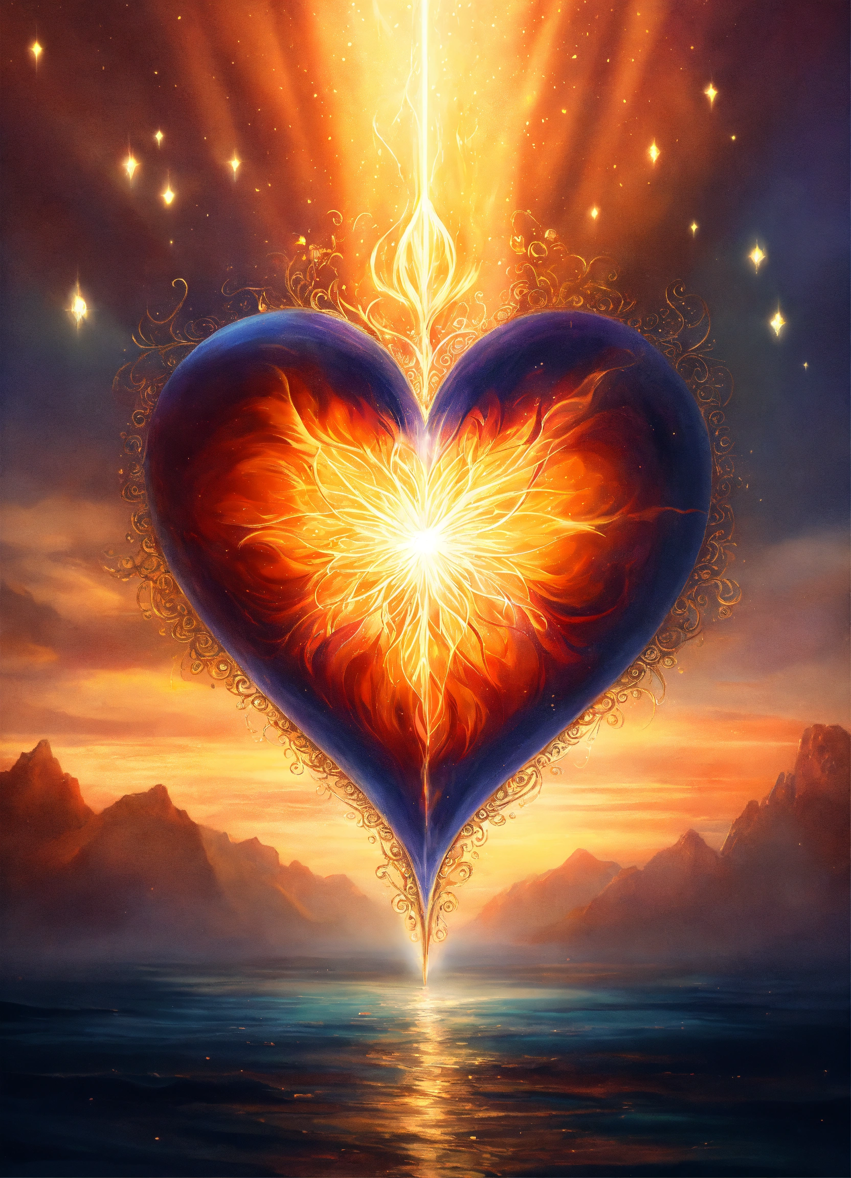 Lexica - Realistic image that symbolizes the inner light within each ...