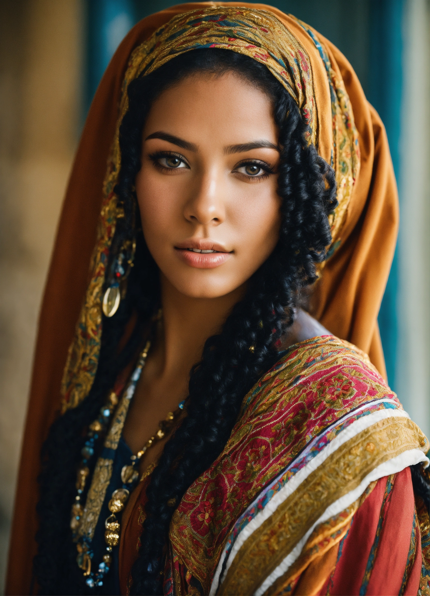 Lexica - Beautiful Israelite woman, head covering