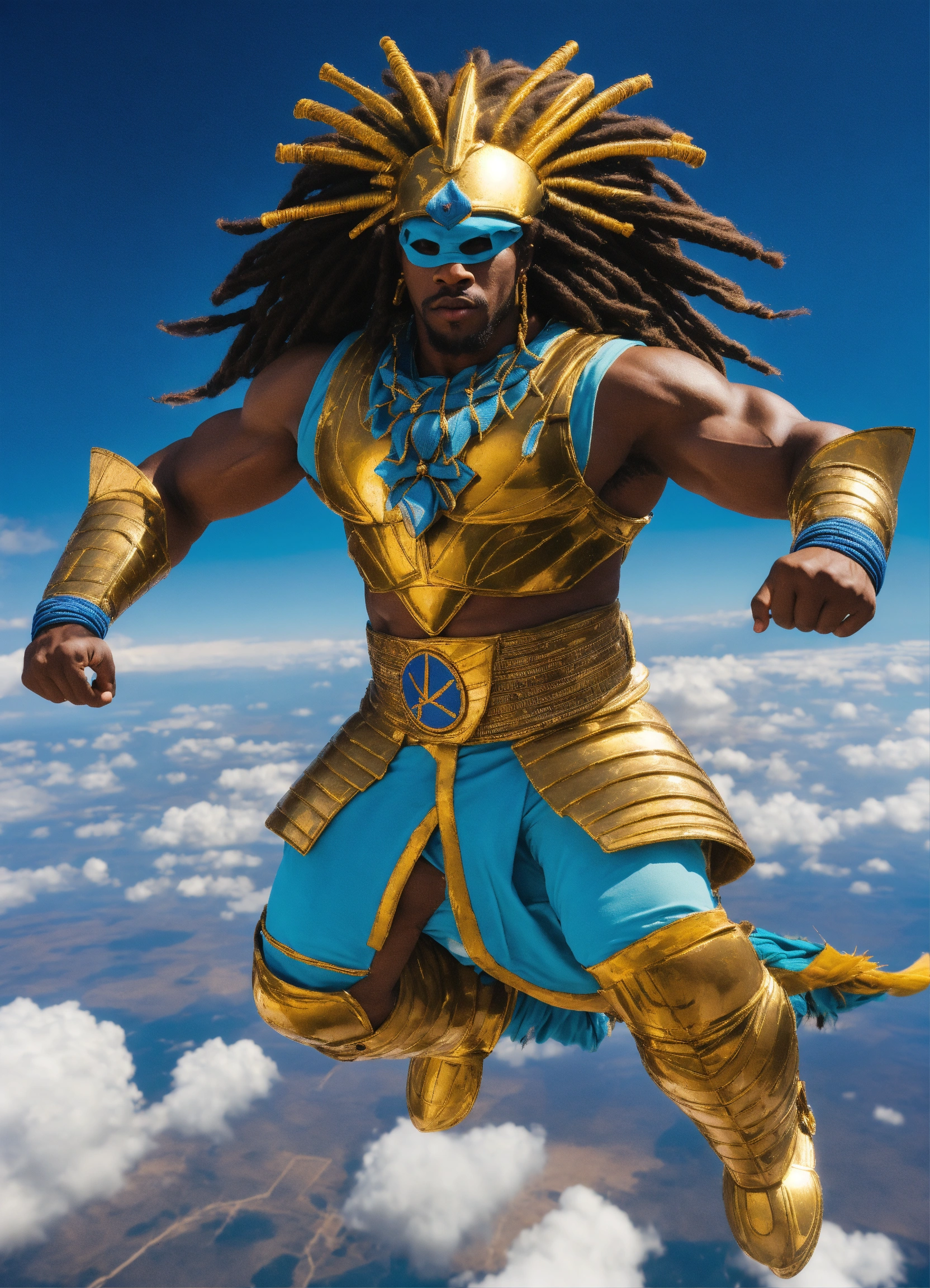 Lexica - Dragonball Z effects, a symmetrical dramatic aerial photograph ...