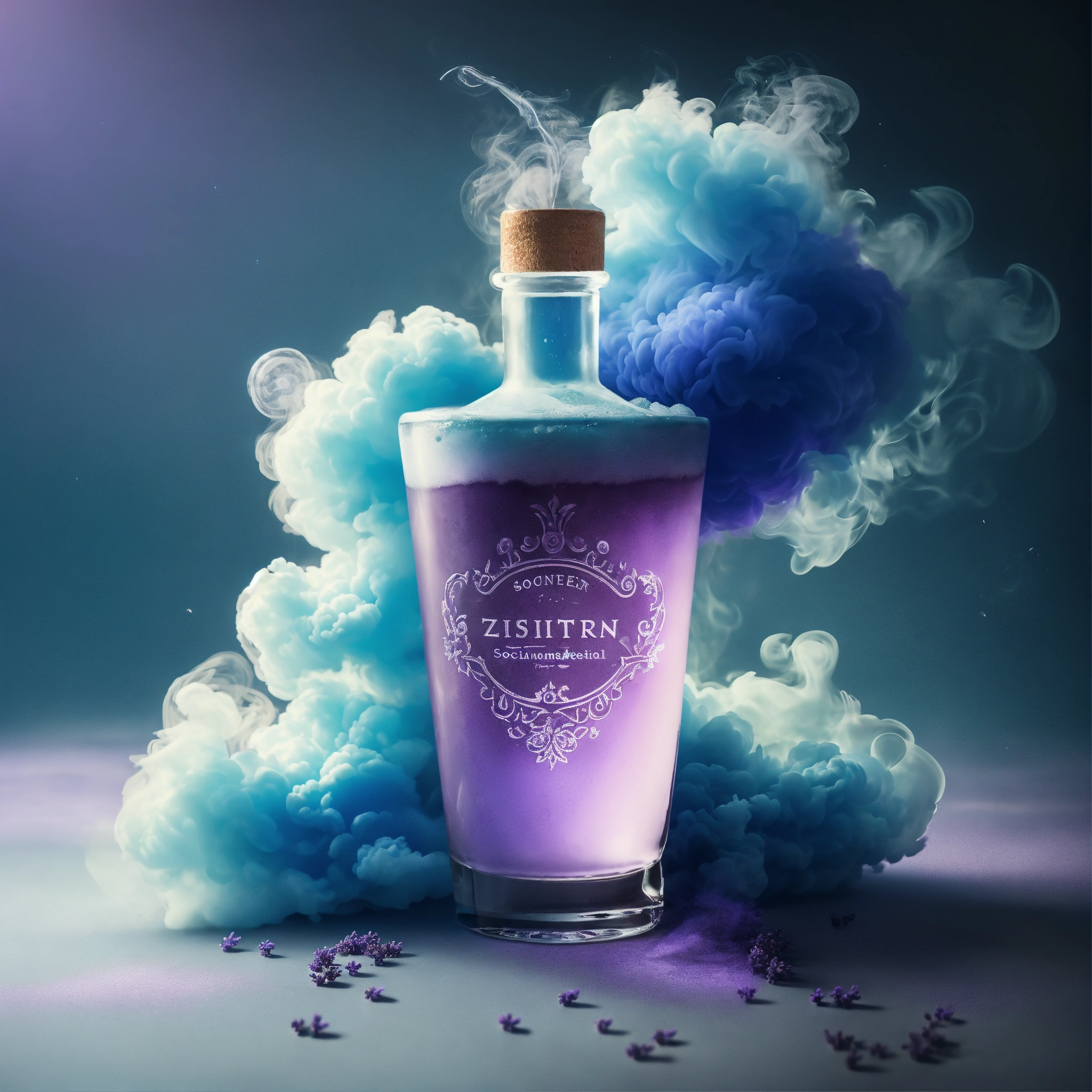 Lexica - Photorealistic social media image for a purple lavender sleep ...