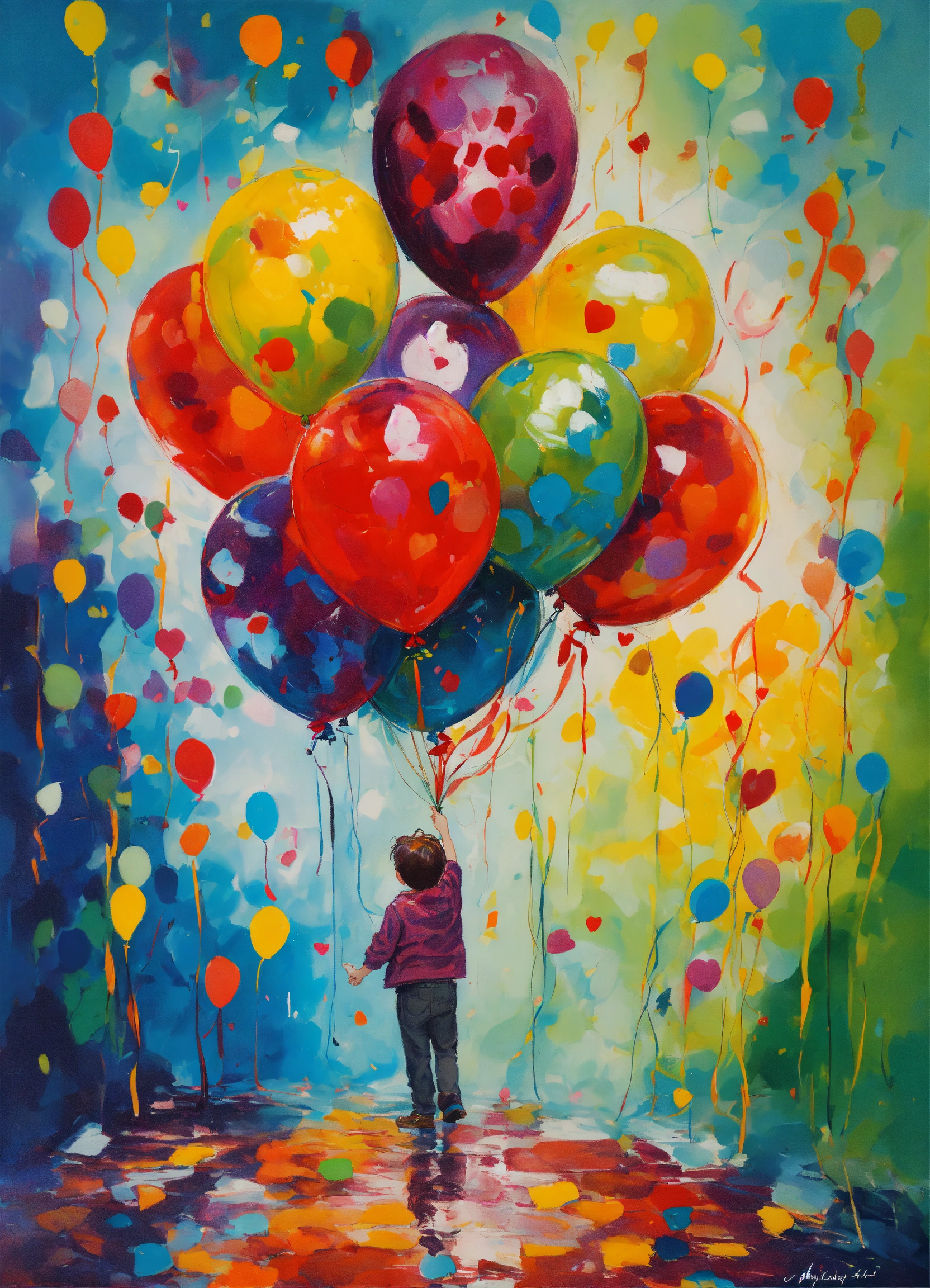 Lexica - Let's Celebrate a Neo-Expressionist Birthday A Burst of ...
