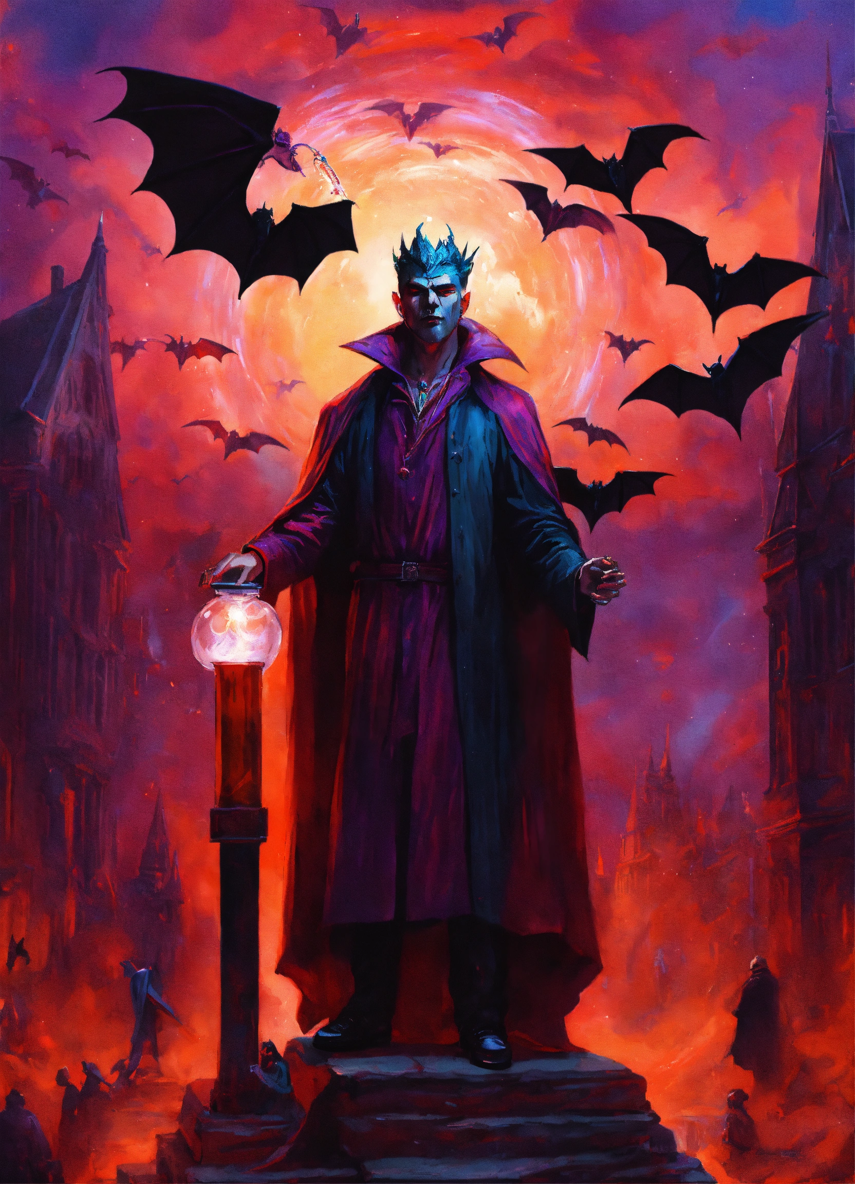 Lexica - ALL glassblowing superrealism style urban vampire STYLE JUDGE ...