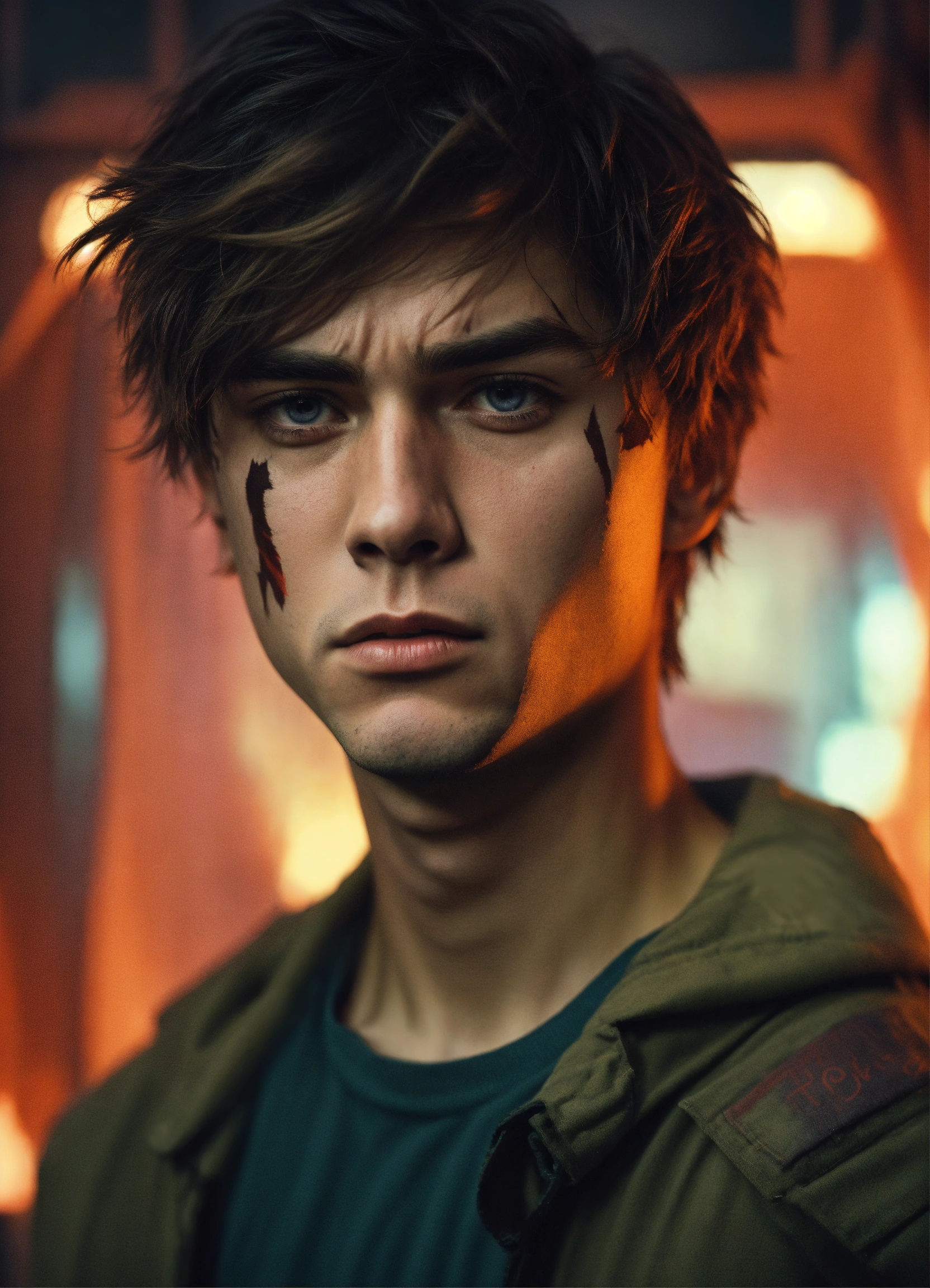 Lexica - A realistic photograph of an ugly 22-year-old boy, with a ...