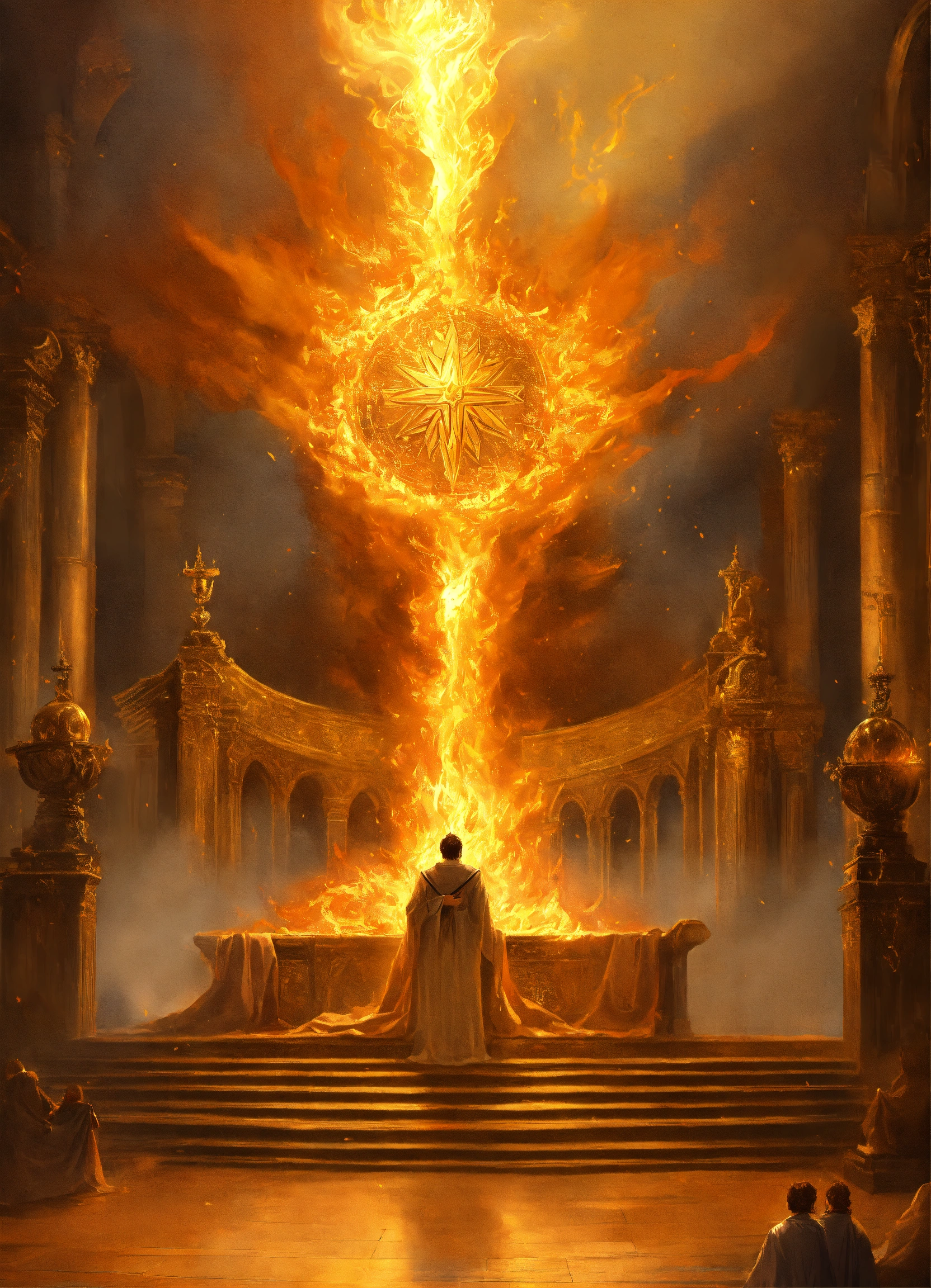 Lexica - Thrones made of gold were set in place, and God took his seat ...
